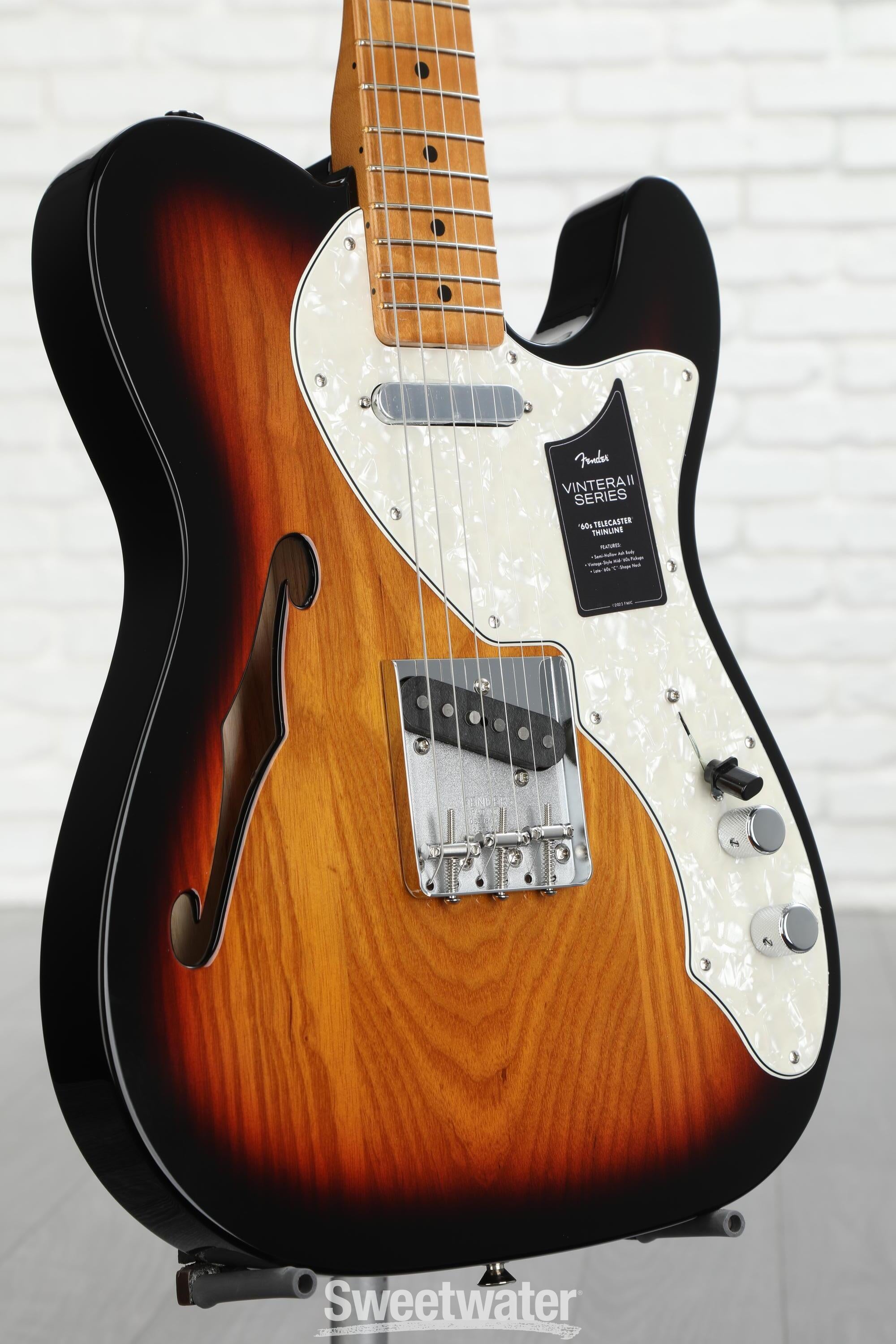 Fender Vintera II '60s Telecaster Thinline Electric Guitar - 3-color ...