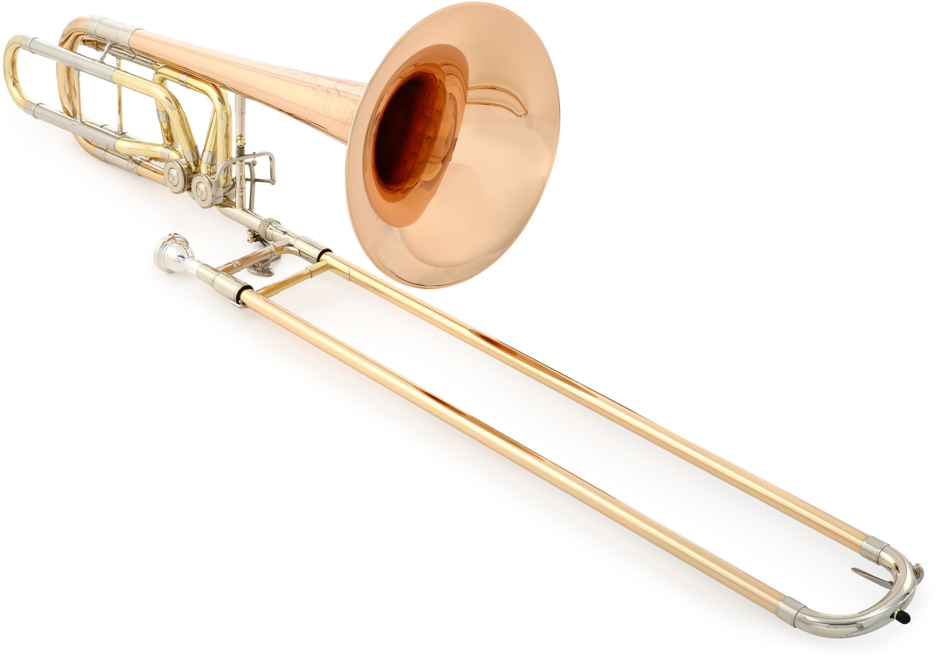 Conn 112H Professional Bass Trombone - Double Indepedent Rotors - Rose ...