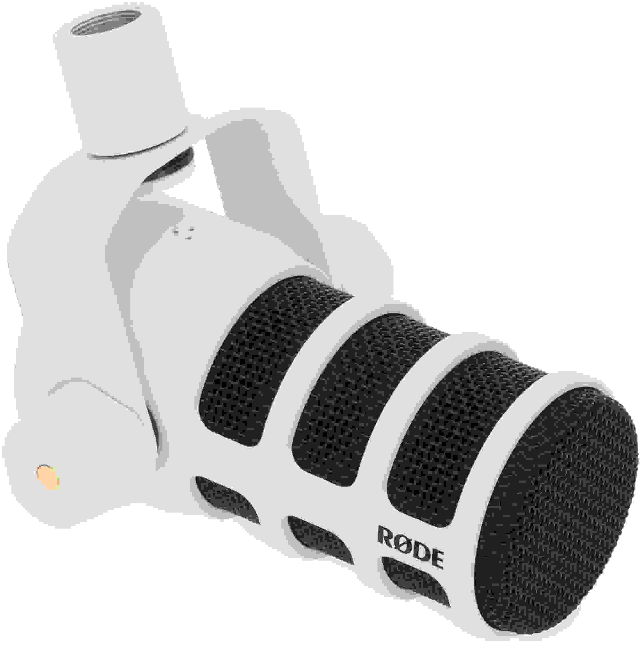 Rode PodMic USB Dynamic Broadcast Microphone - White | Sweetwater