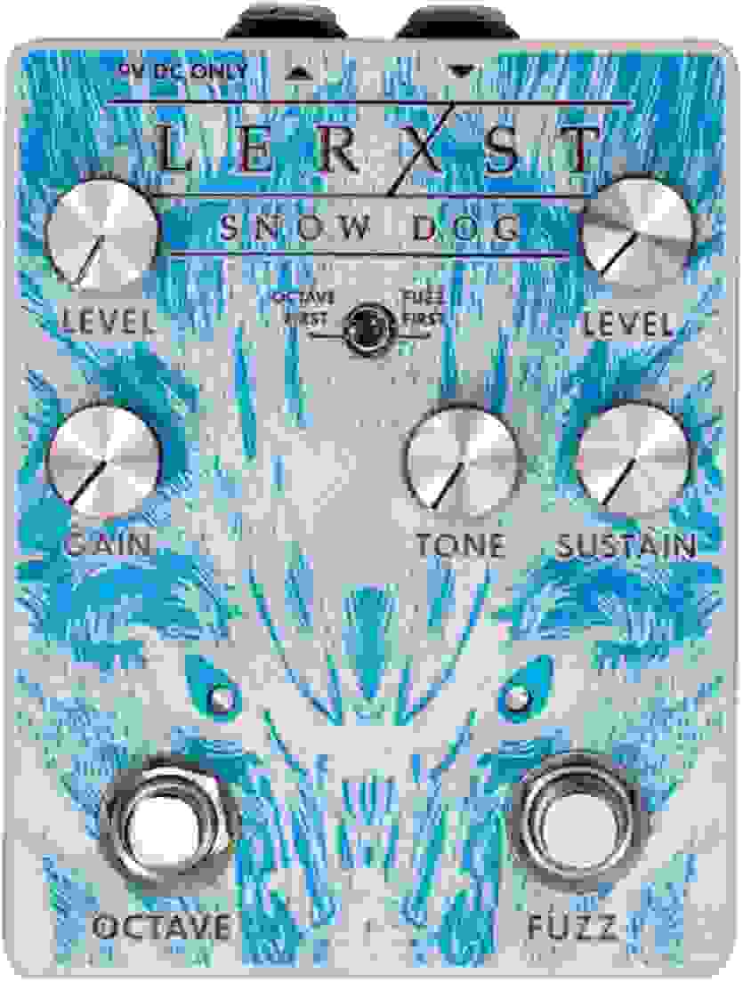 Lerxst Snow Dog Octave Fuzz Pedal | Sweetwater