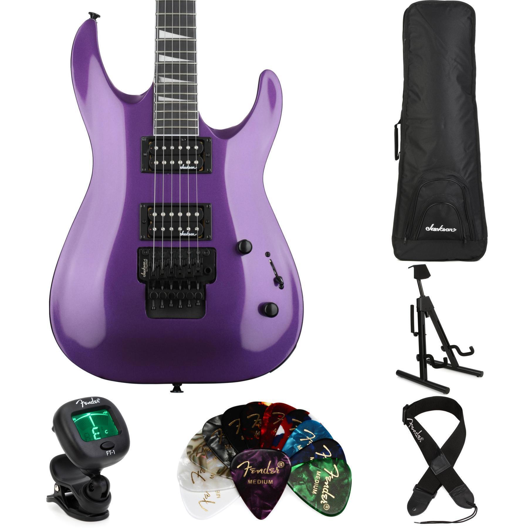 Jackson Dinky Arch Top JS32 DKA Essentials Bundle - Pavo Purple ...