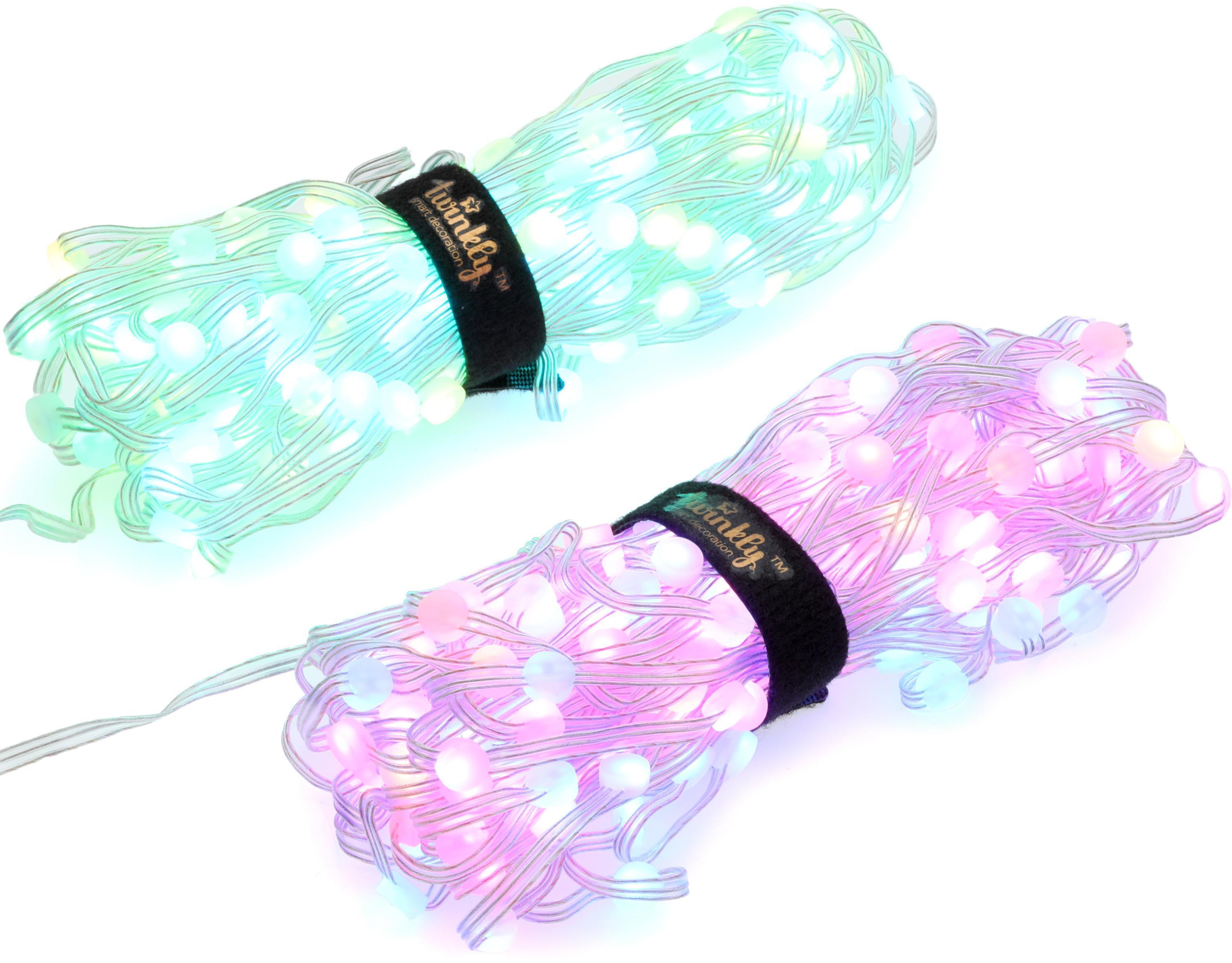 Twinkly Dots 400 RGB LED Smart Light String - Clear, 65 foot | Sweetwater