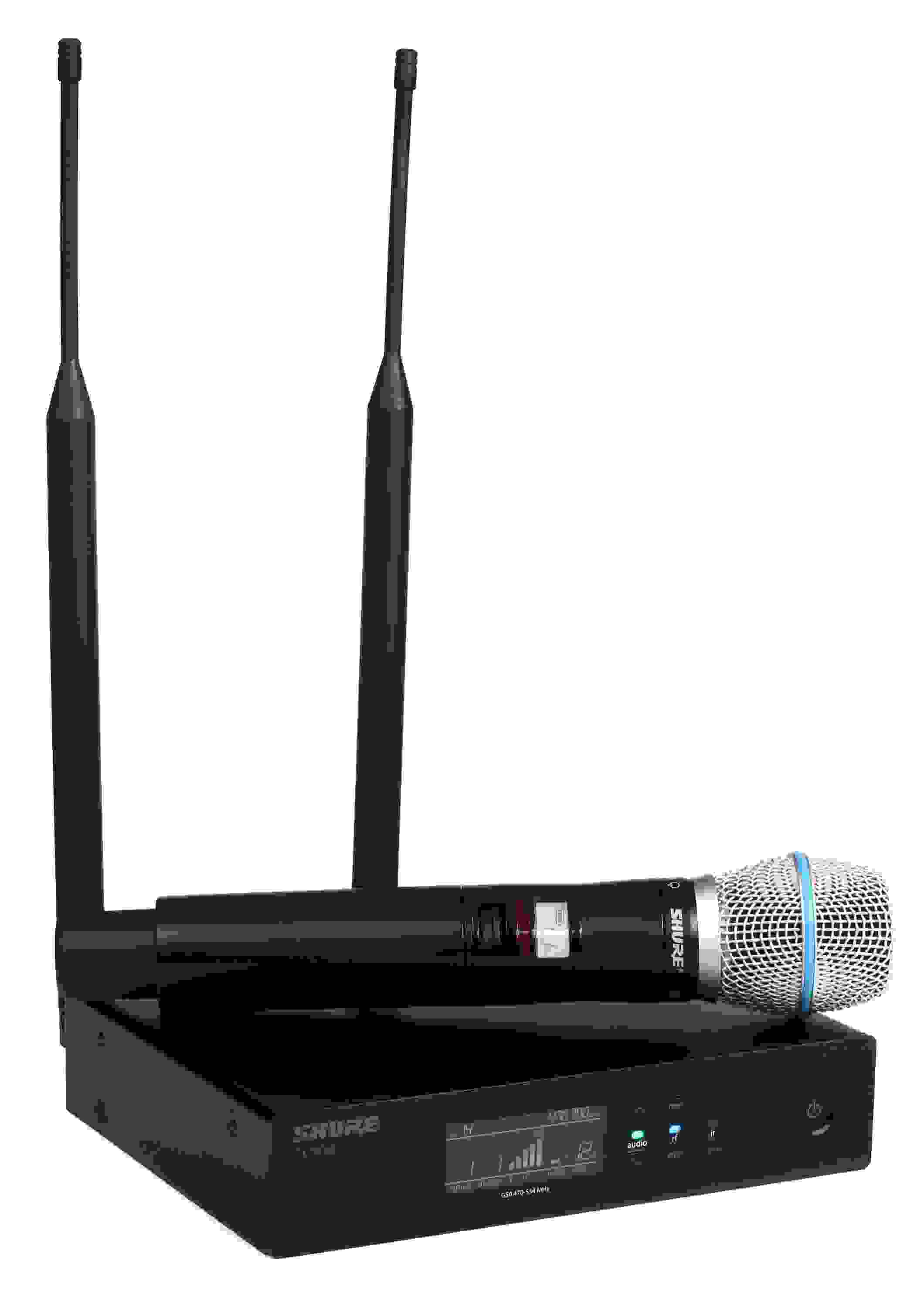 Shure QLXD24/B87A Digital Wireless Handheld Microphone System - G50 ...