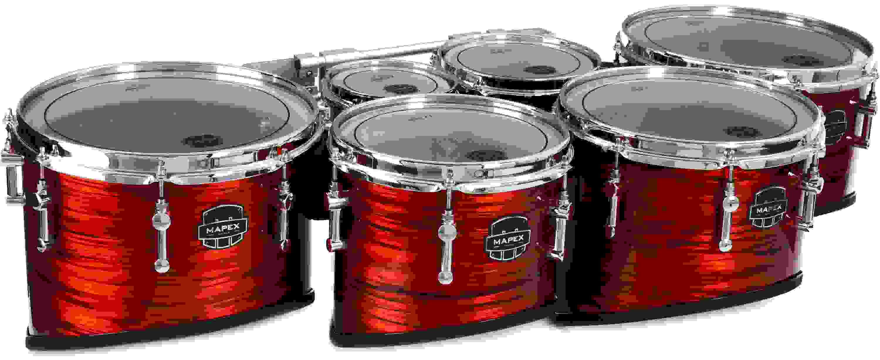 Mapex Quantum Mark II California Cut Marching Tenor Drum Sextet - 6/8 ...