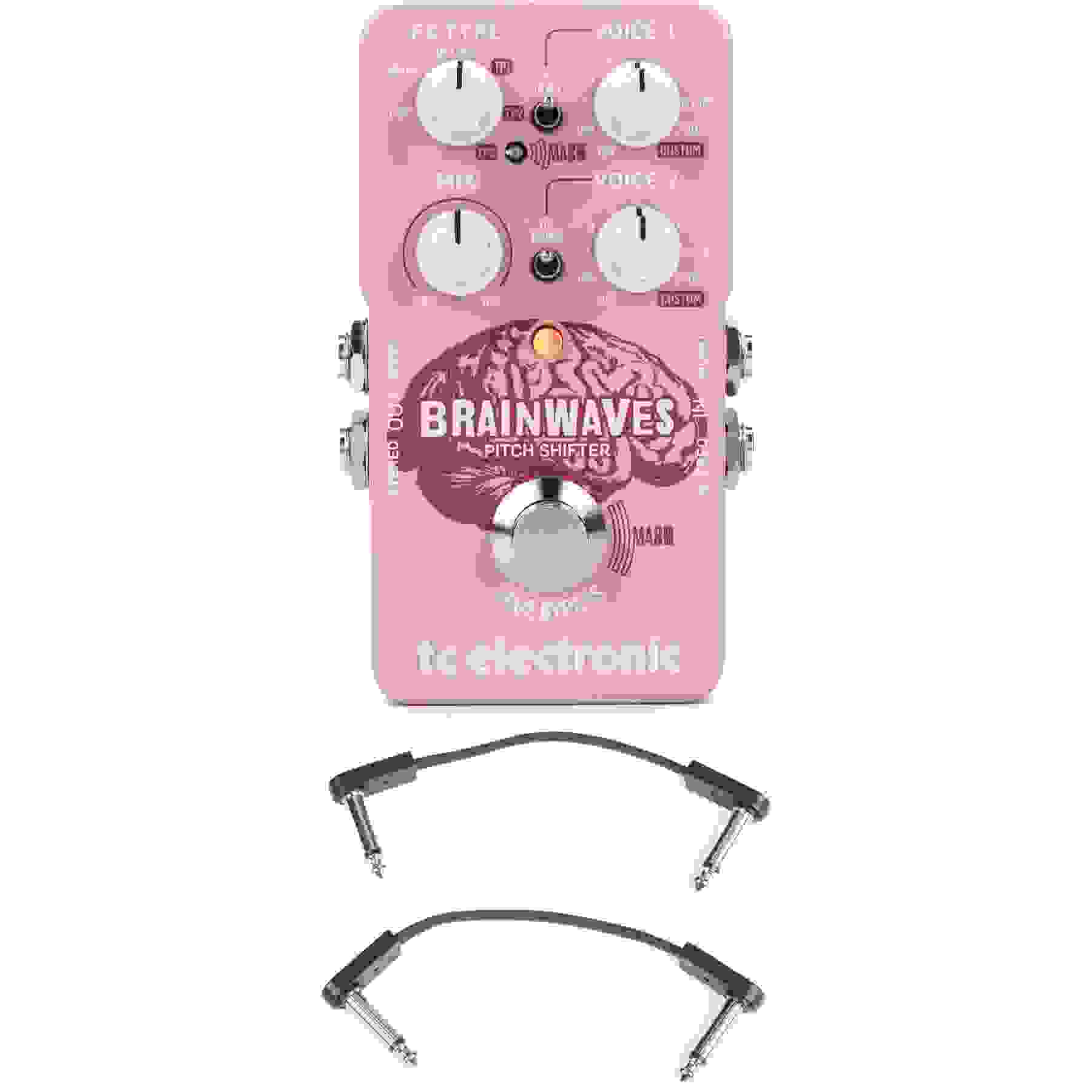 TC Electronic Brainwaves Pitch Shifter Pedal with EBS Patch Cables ...