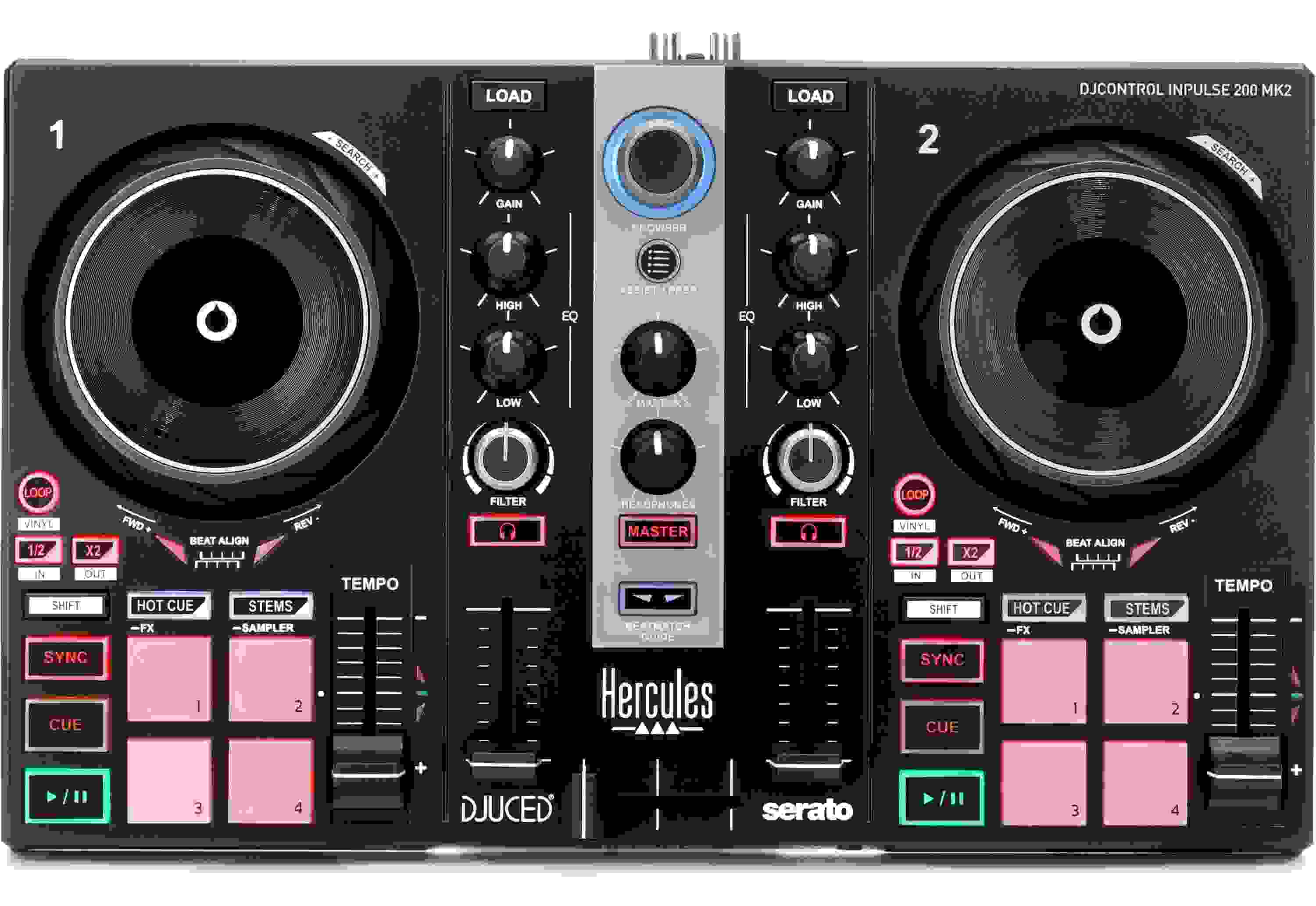 Hercules DJ DJControl Inpulse 200 mk2 2-channel DJ Controller | Sweetwater