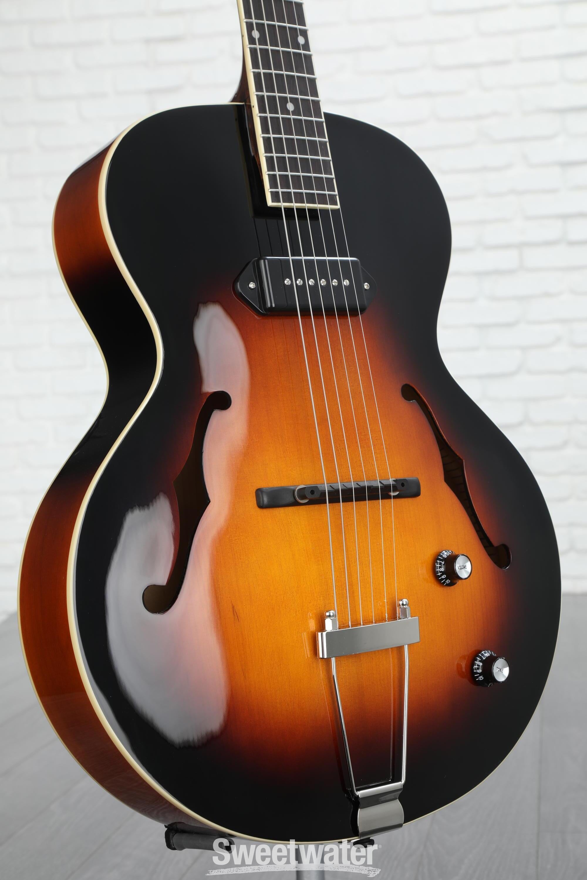 The Loar LH-309-VS Archtop Hollowbody Electric Guitar - Vintage ...