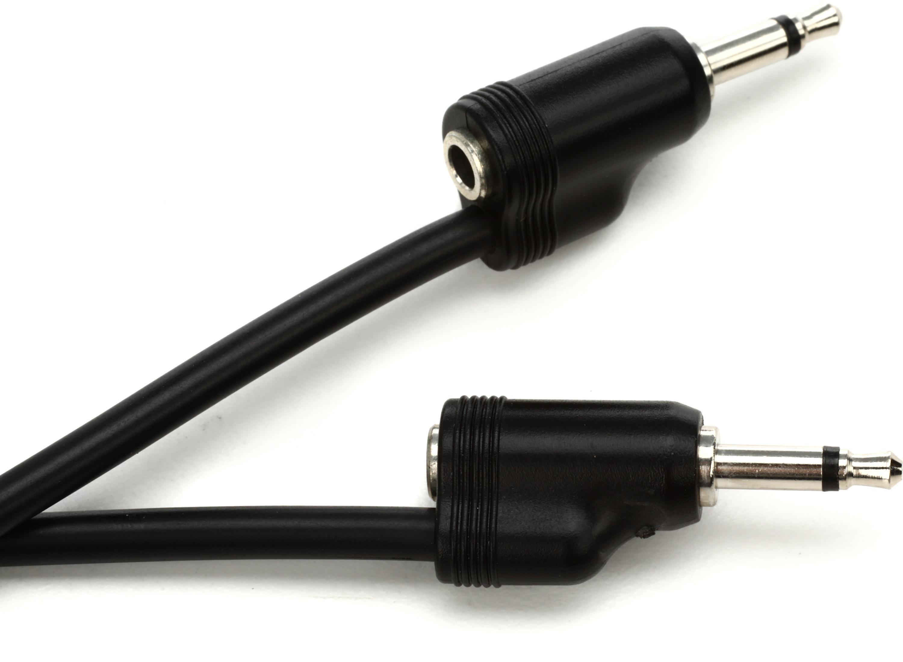 Tiptop Audio Stackcable Eurorack Patch Cable - 90cm Black | Sweetwater