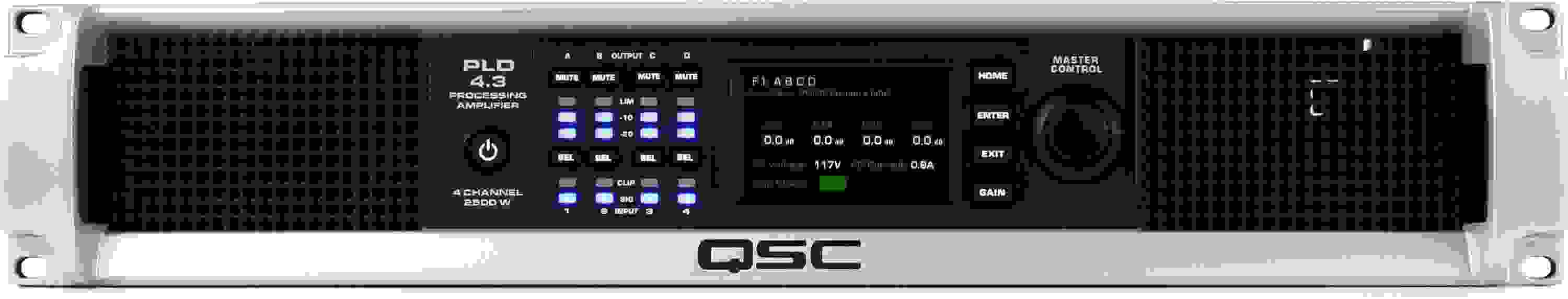 QSC PLD4.3 Power Amplifier with DSP | Sweetwater