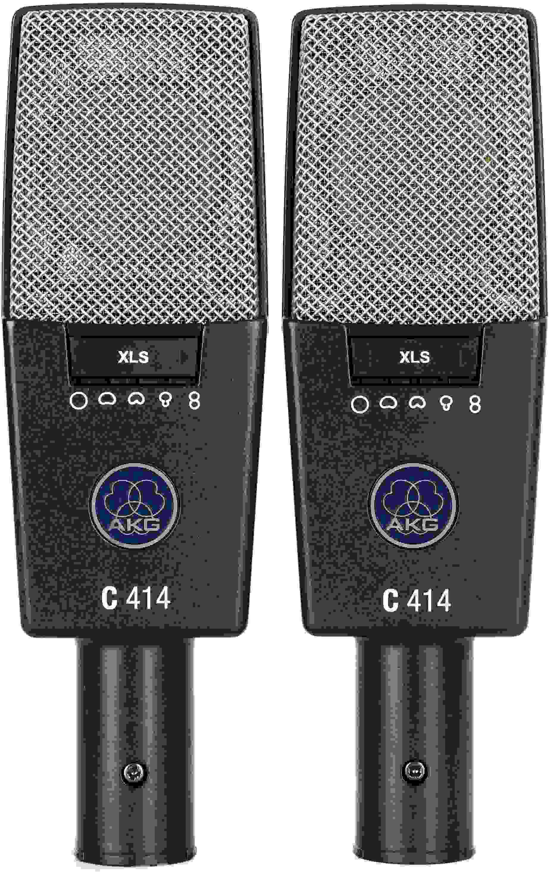 AKG C414 XLS/ST Large-diaphragm Condenser Microphone - Matched Pair ...