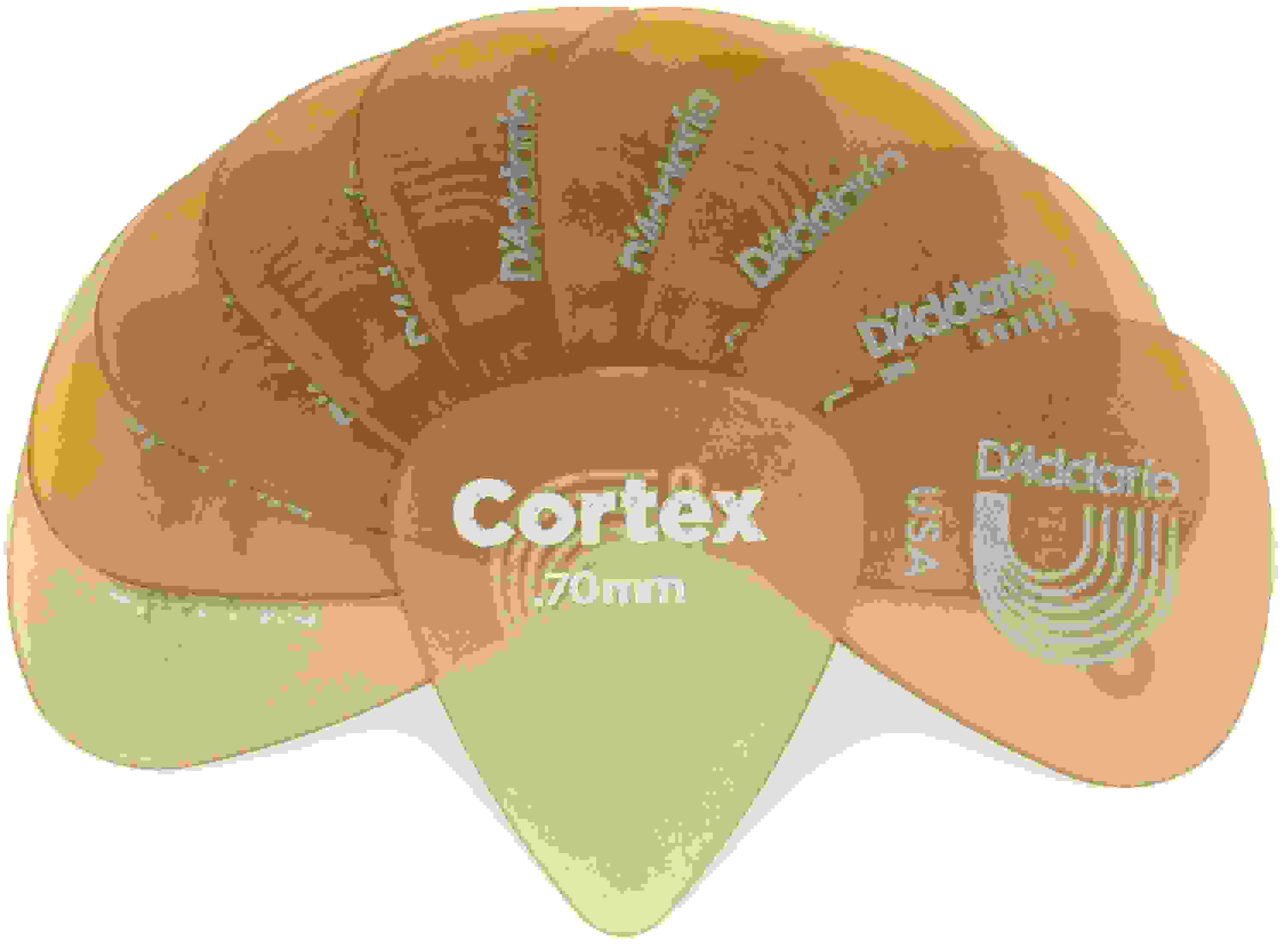 D'Addario 1UCT4-10 Cortex Guitar Picks - .70mm, Yellow (10-pack ...