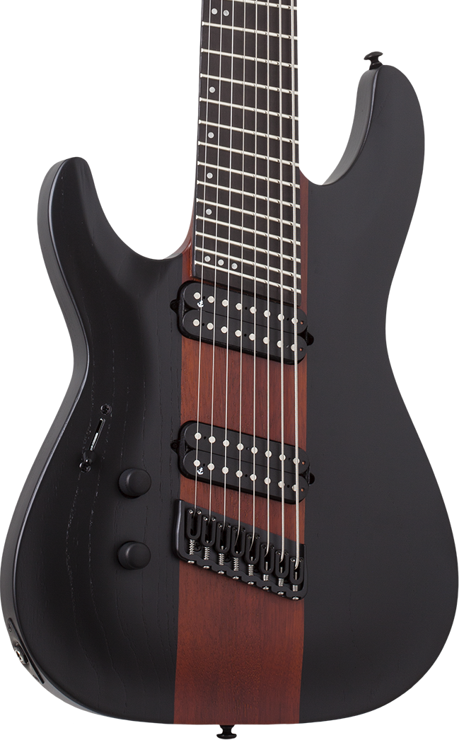 Schecter C-8 Multi-scale Rob Scallon Left-handed 8-string Electric ...