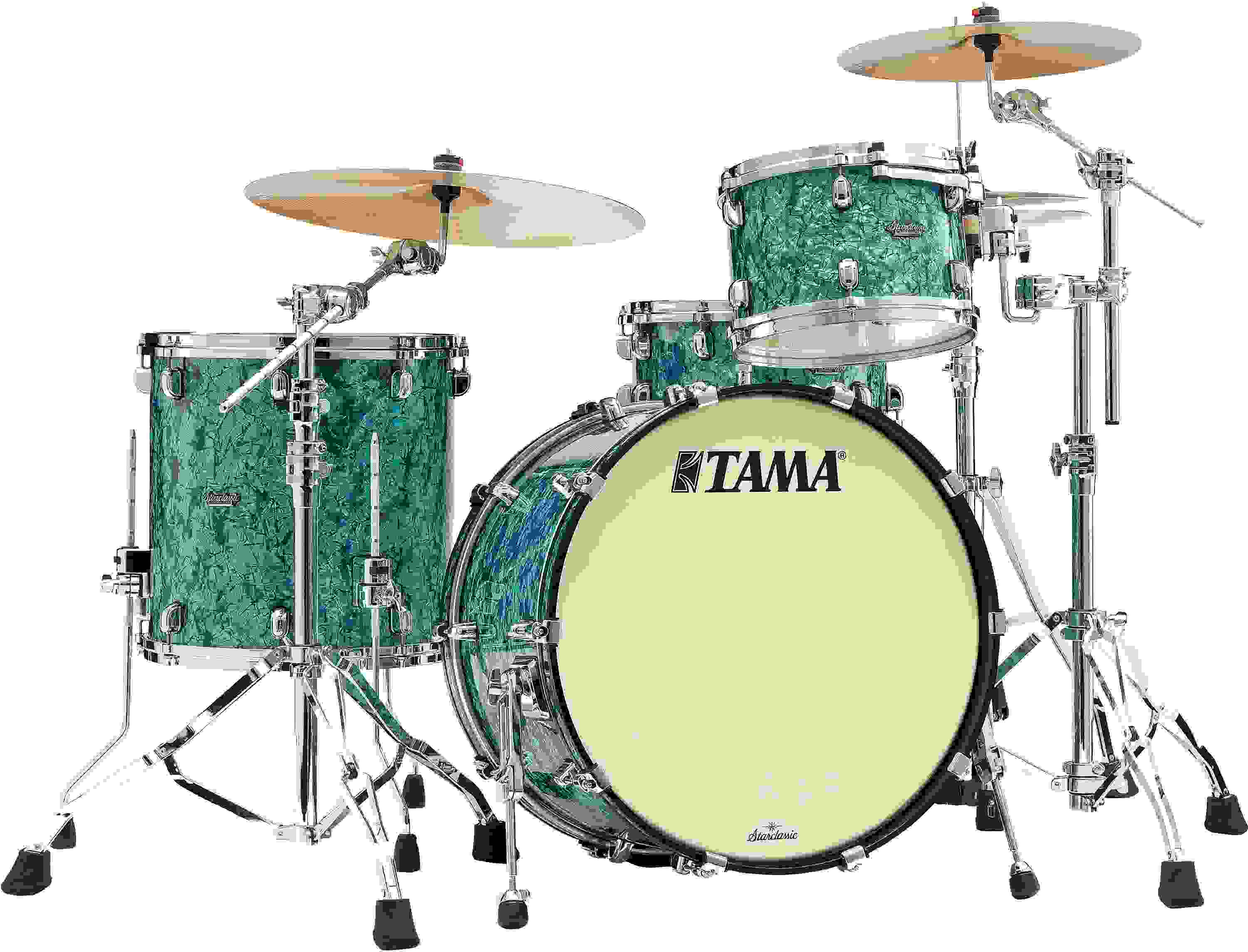 Tama Starclassic Maple MR32CZS 3-piece Shell Pack - Turquoise Pearl ...
