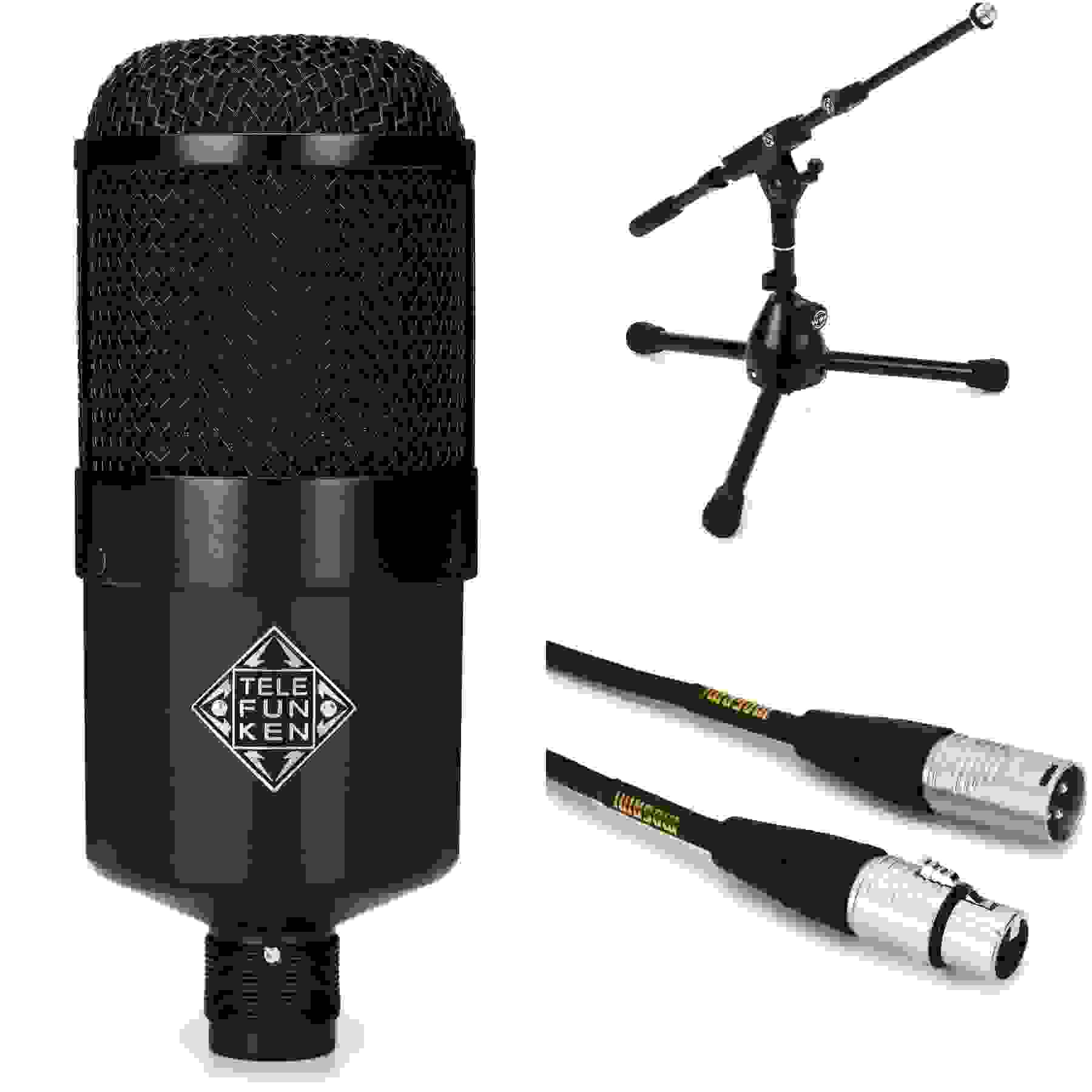 Telefunken M82 Cardioid Dynamic Kick Drum Microphone with Stand and ...