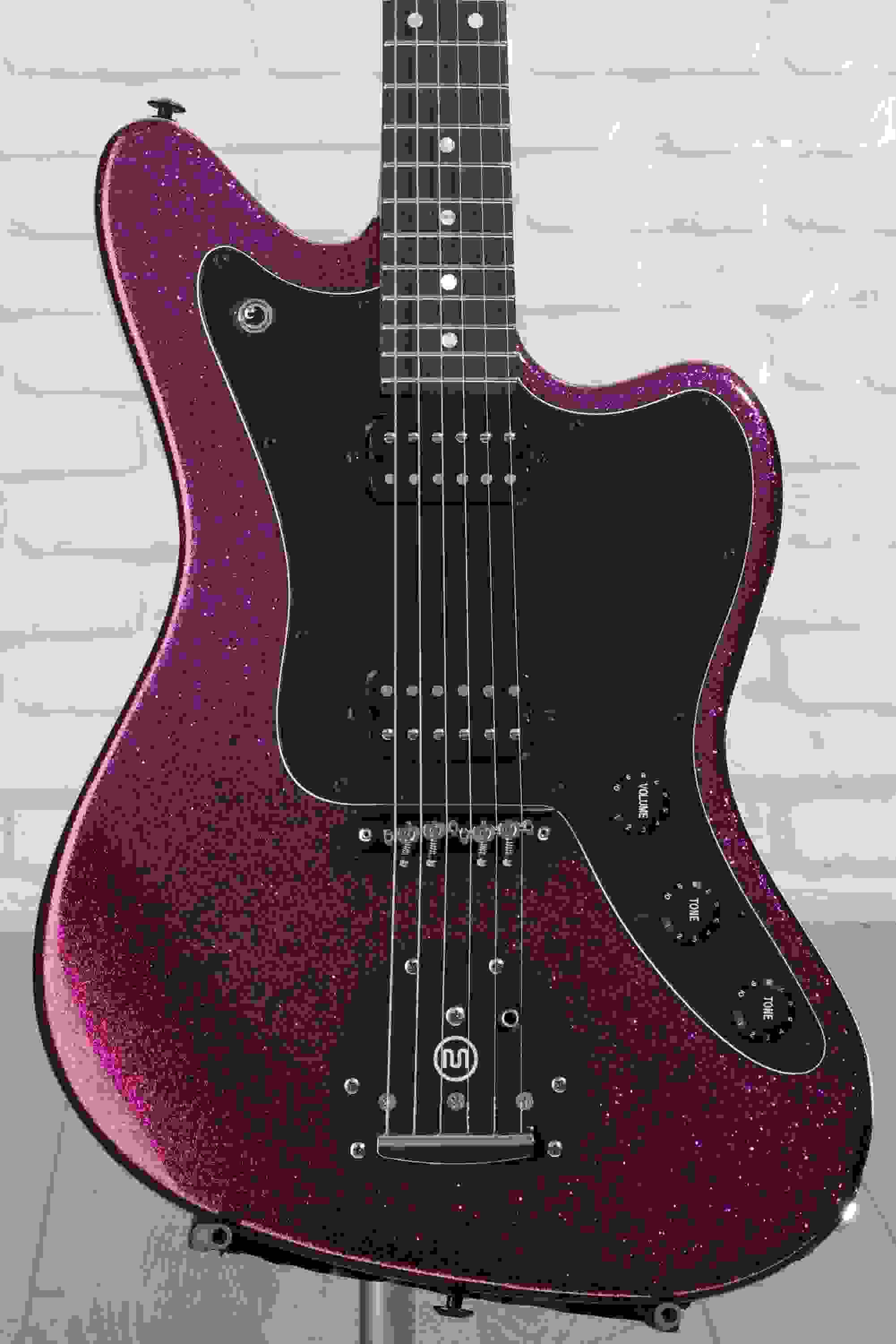 Suhr Custom Classic JM Electric Guitar - Purple Sparkle | Sweetwater