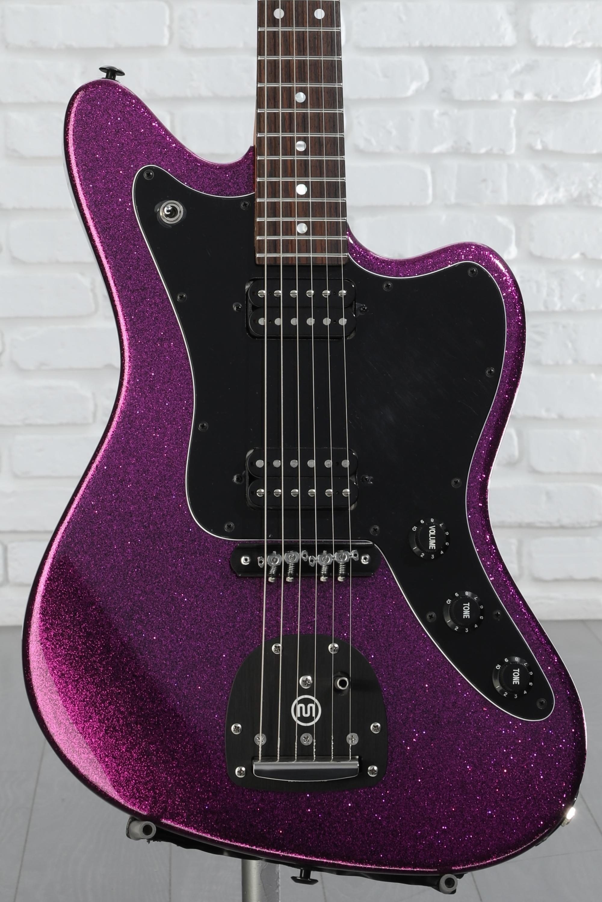 Suhr Custom Classic JM Electric Guitar - Purple Sparkle | Sweetwater