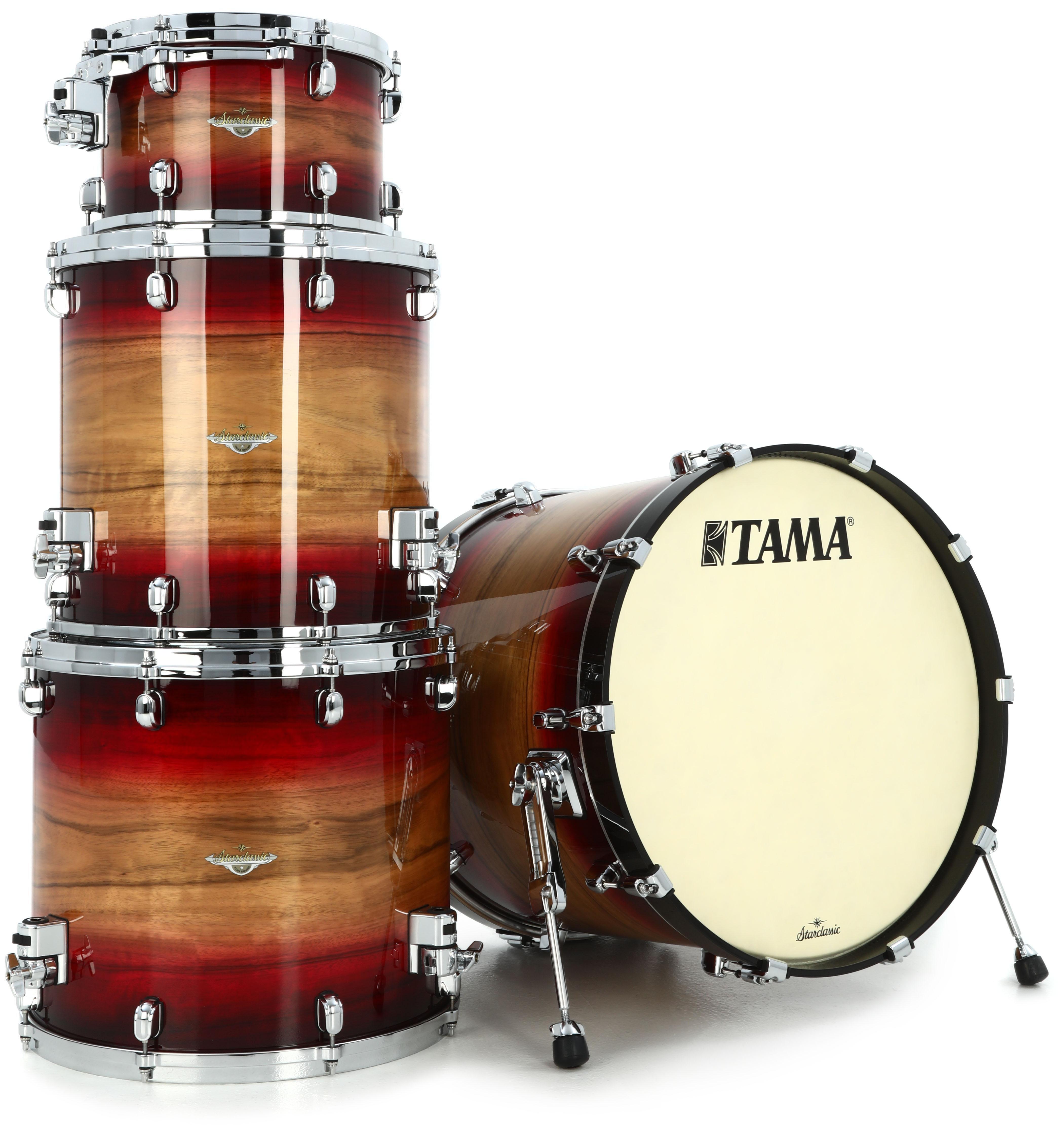 Tama Starclassic Maple ME42ZSLRWB 4-piece Shell Pack - Ruby Pacific ...