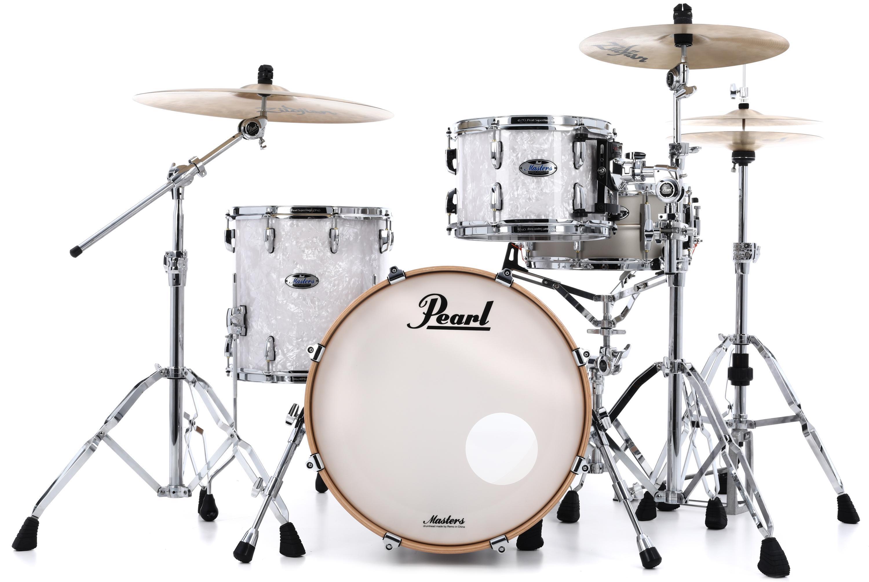 Pearl Masters Maple Complete MCT903XP/C 3-piece Shell Pack - White ...
