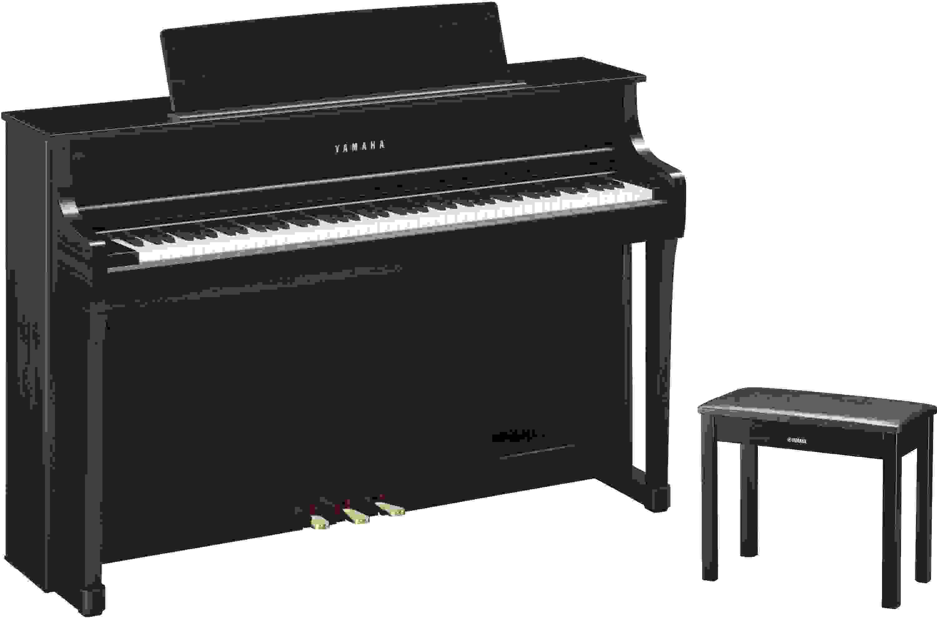 Yamaha Clavinova CLP-875 Console Digital Piano with Bench - Rosewood ...