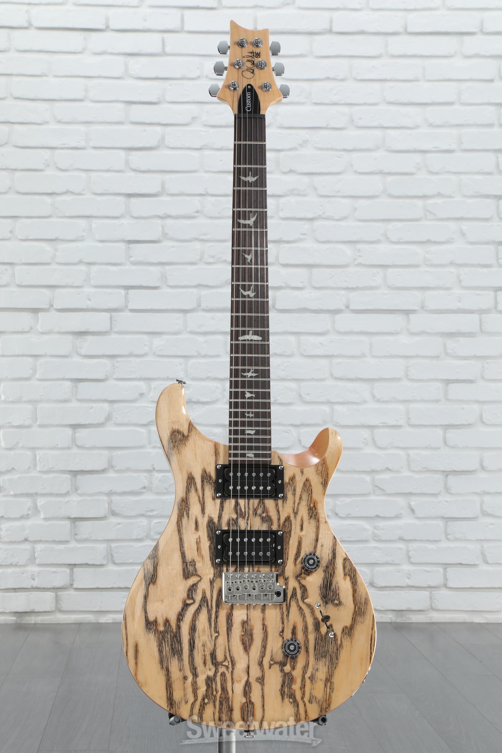 PRS SE Custom 24 Exotic Electric Guitar - Natural | Sweetwater