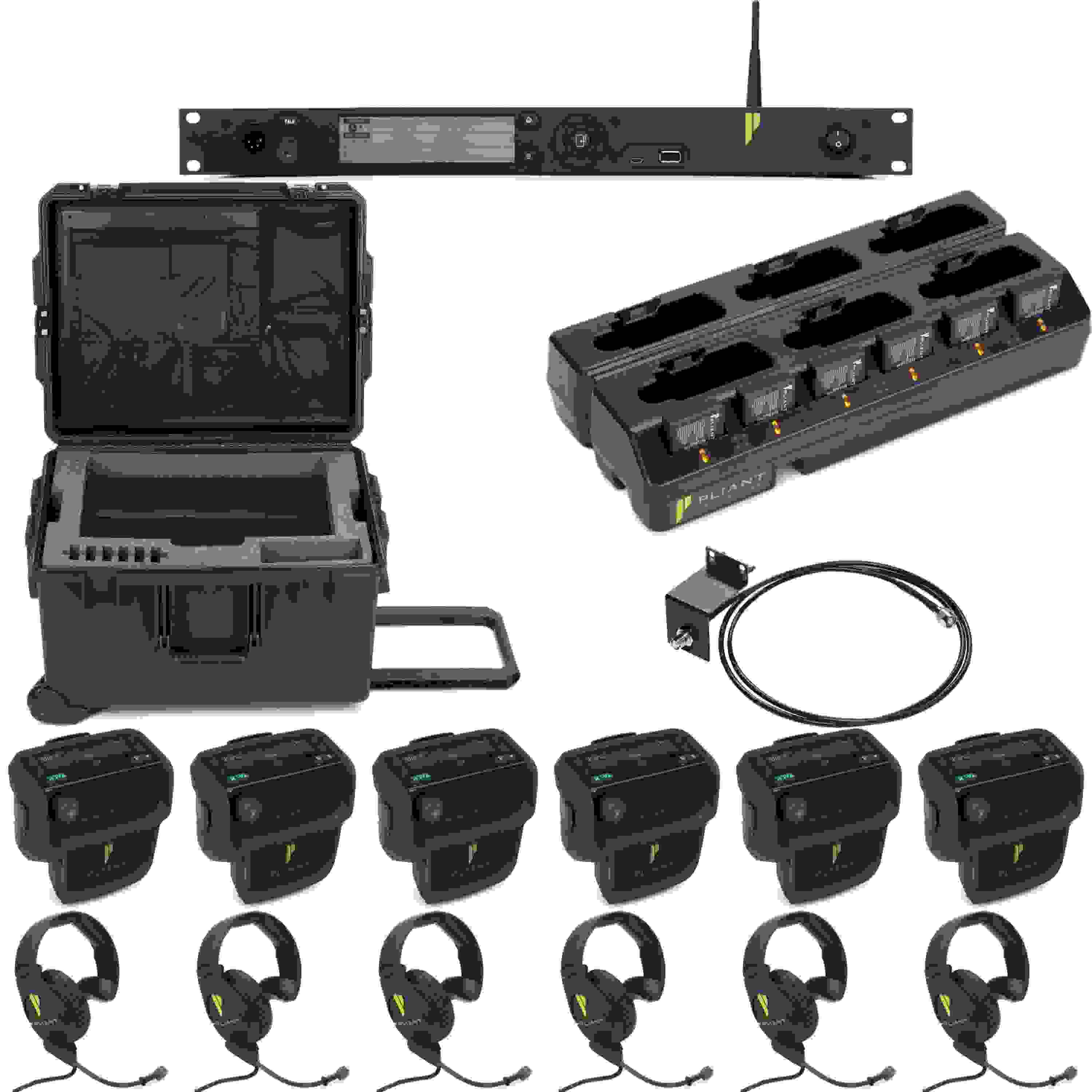 Pliant Technologies CrewCom Base Station and CRP-12-900 2-channel ...