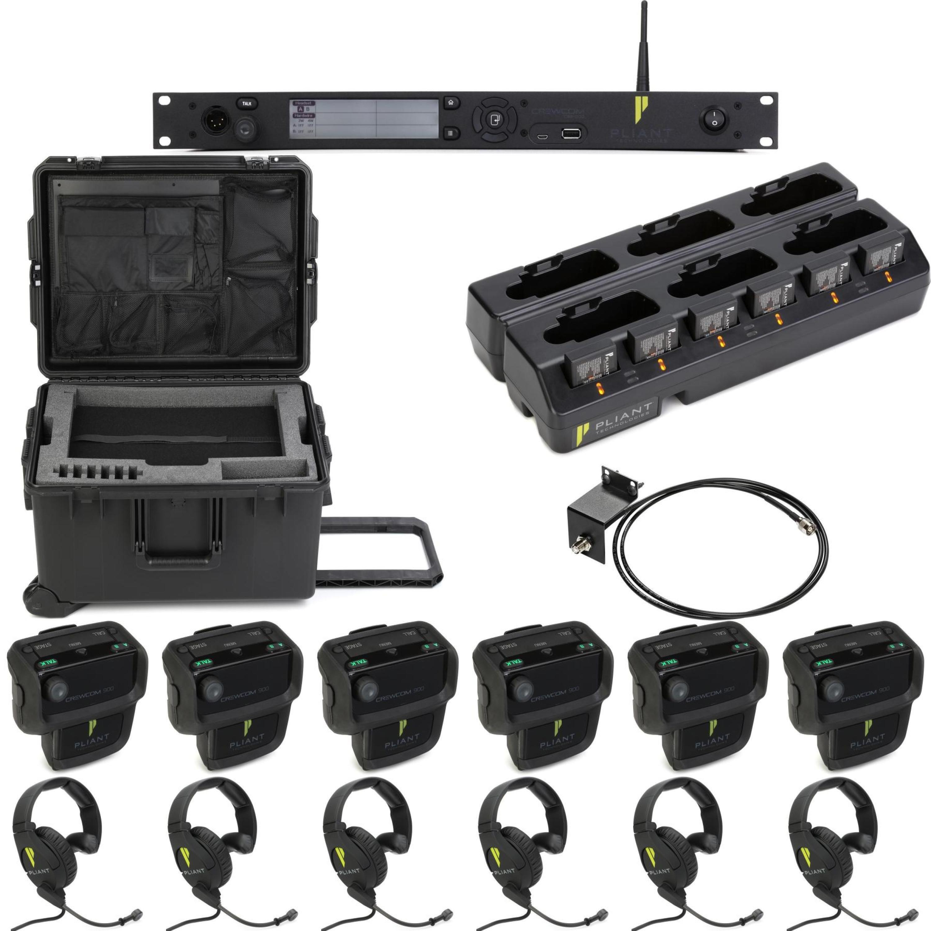 Pliant Technologies CrewCom Base Station and CRP-12-900 2-channel ...