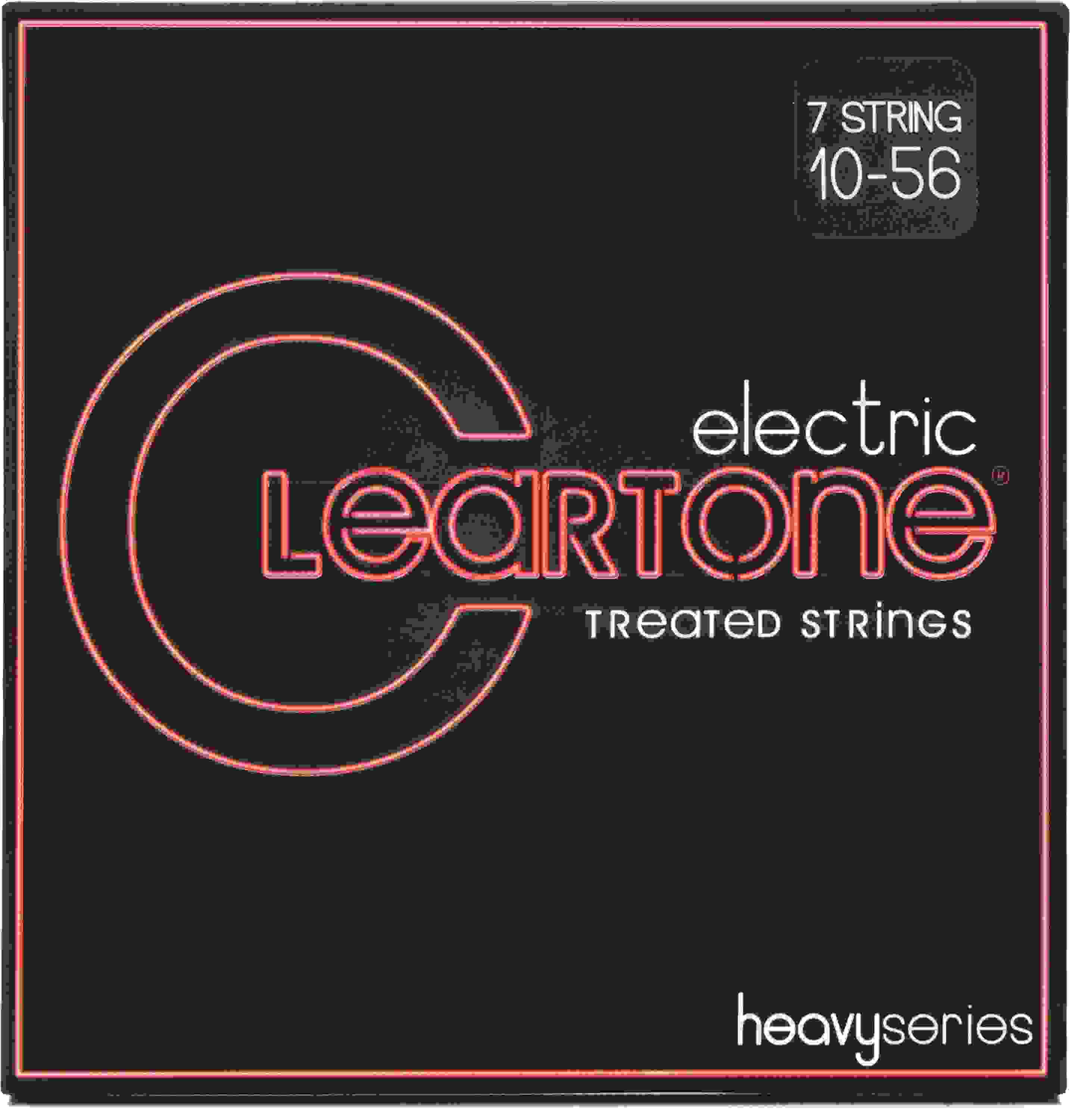 Cleartone Heavy Series Electric Guitar Strings - .010-.056, 7-string ...