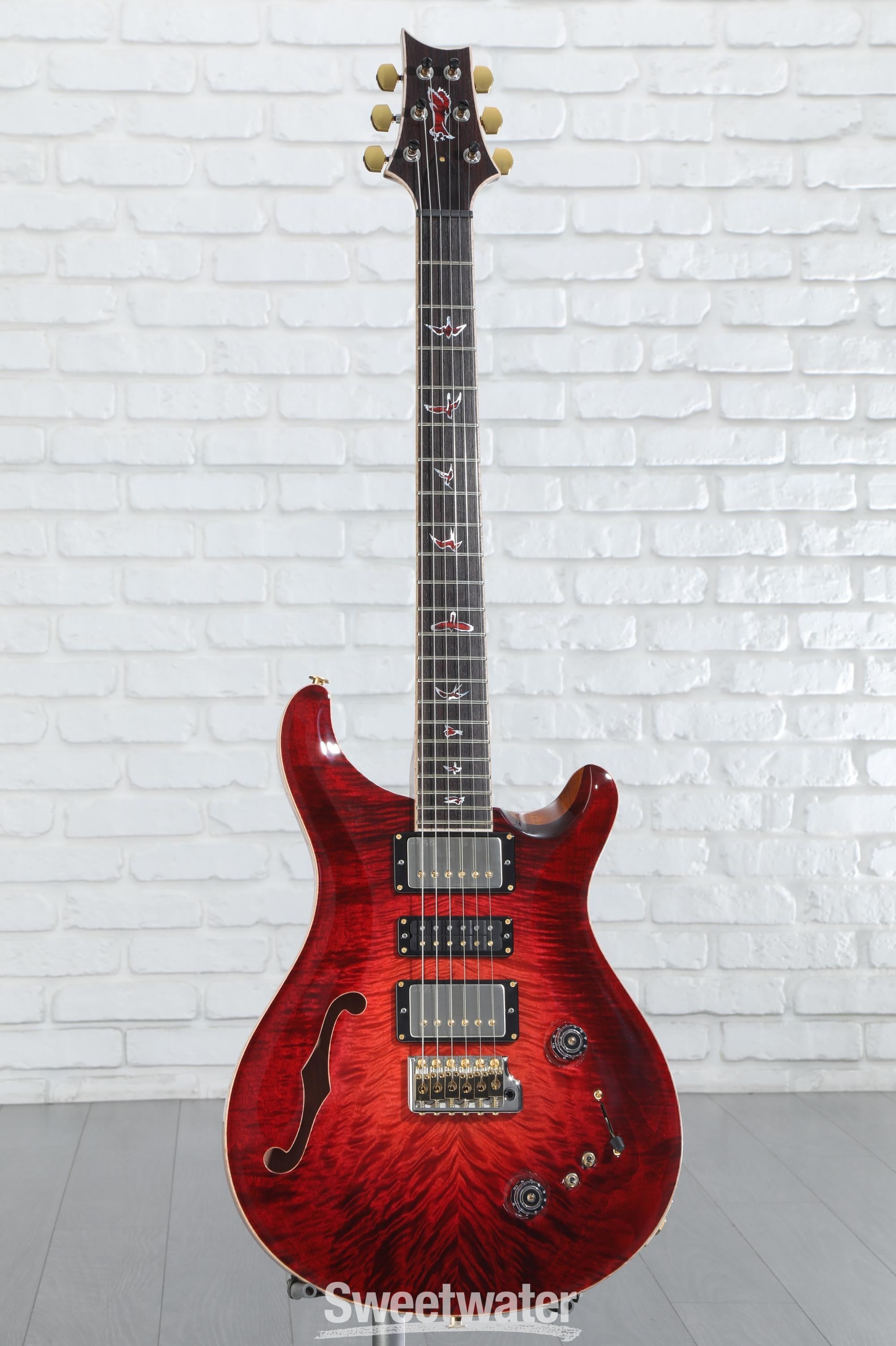 PRS Private Stock #11266 Special Semi-Hollow Electric Guitar - Fire Red ...