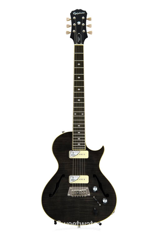Epiphone Blueshawk Deluxe - Trans Black | Sweetwater Epiphone Blueshawk Deluxe - Trans Black | Sweetwater