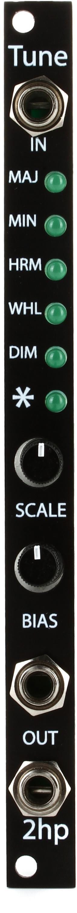 2HP Tune Eurorack Pitch Quantizer Module - Black | Sweetwater