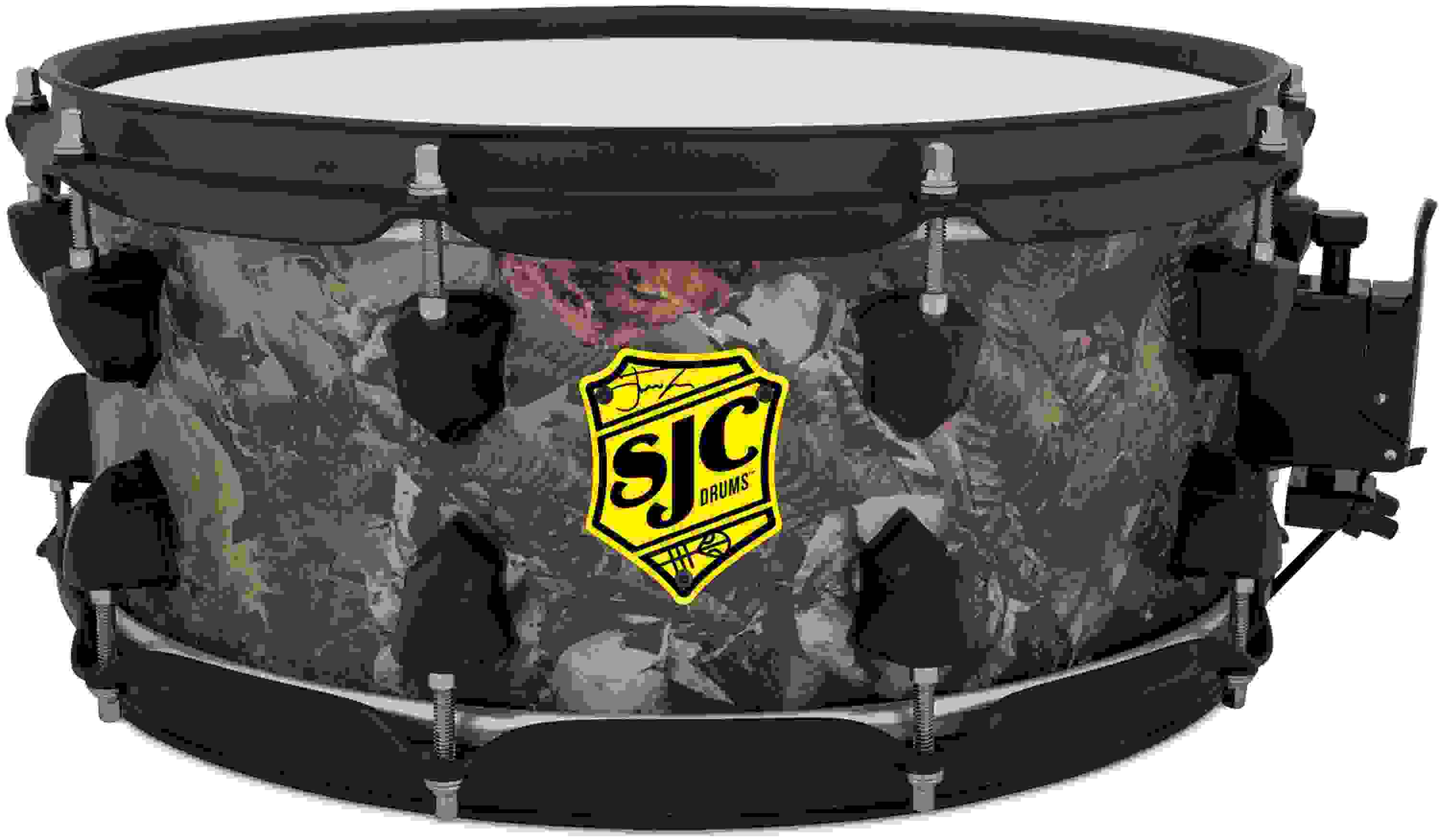 SJC Custom Drums Josh Dun "Trench Camo" Snare Drum - 6 x 14 inch ...