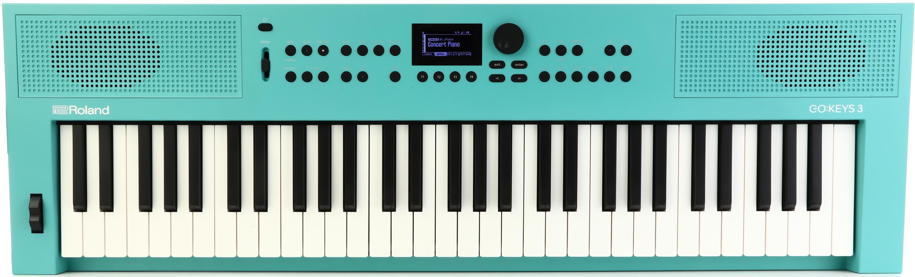 Roland GO:KEYS 3 Keyboard - Turquoise | Sweetwater