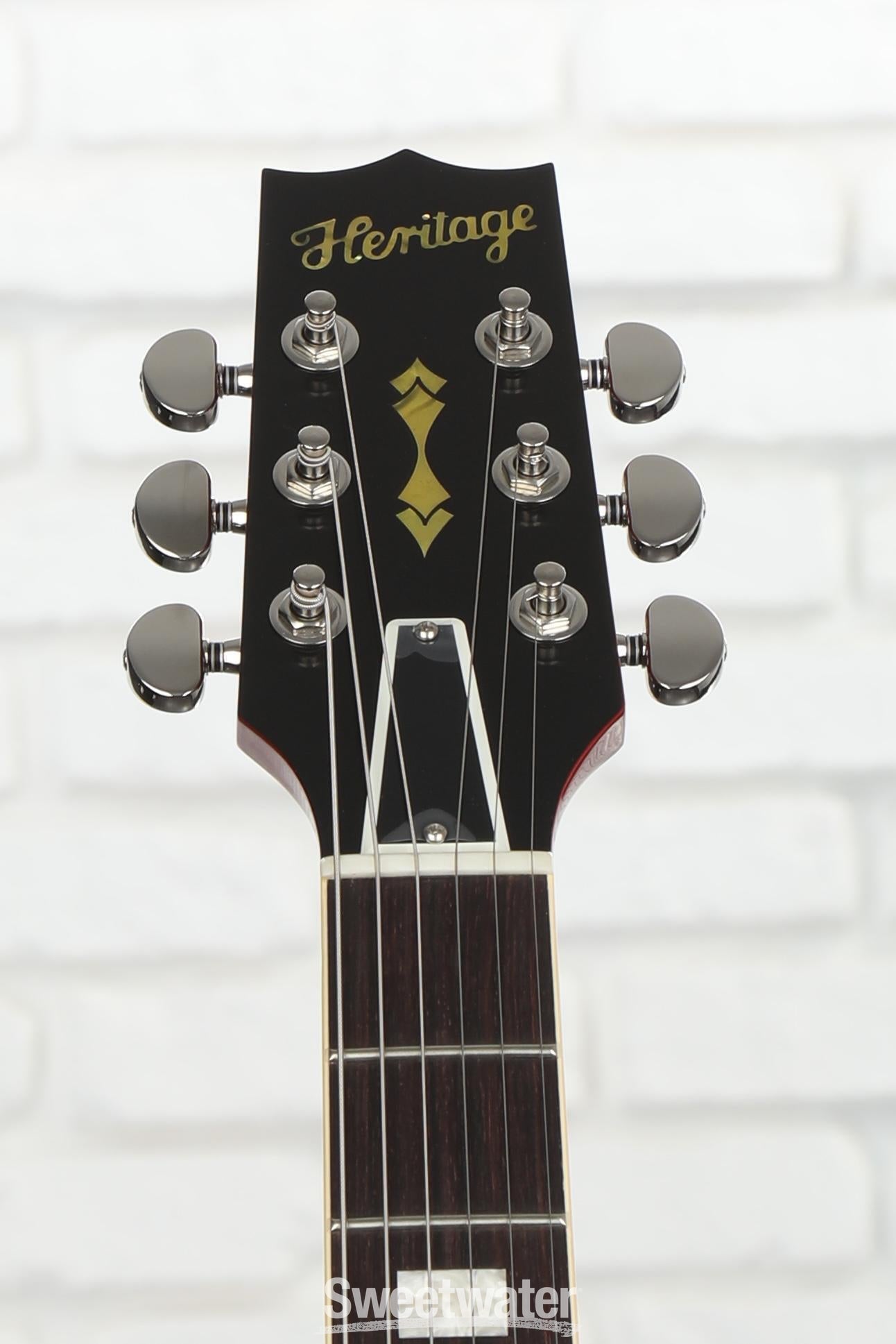 Heritage Custom Core H-530 Hollowbody Electric Guitar - Trans Cherry | Sweetwater