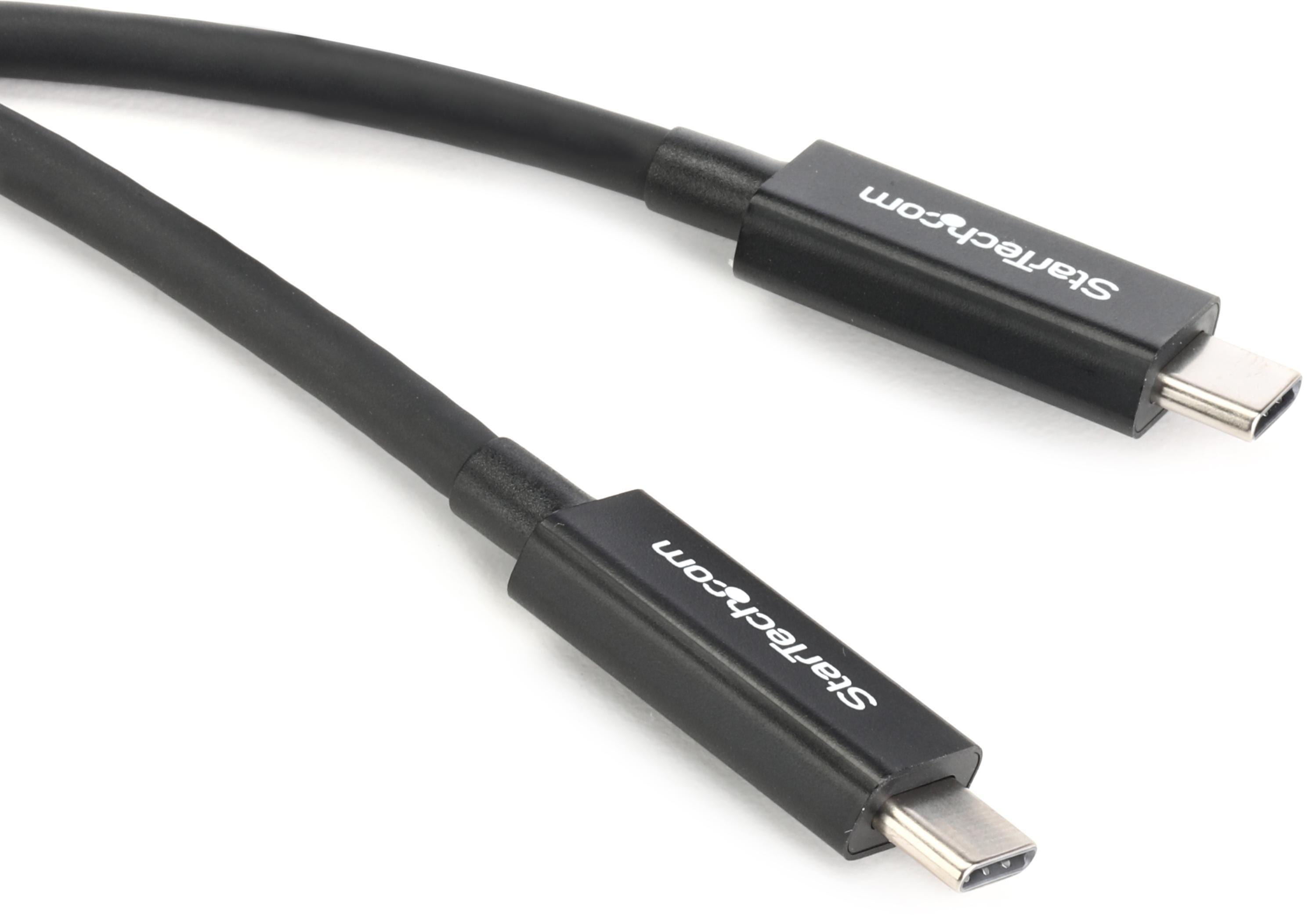 StarTech.com Thunderbolt 4 Cable - 2m, 40 Gbit/s, USB-C | Sweetwater