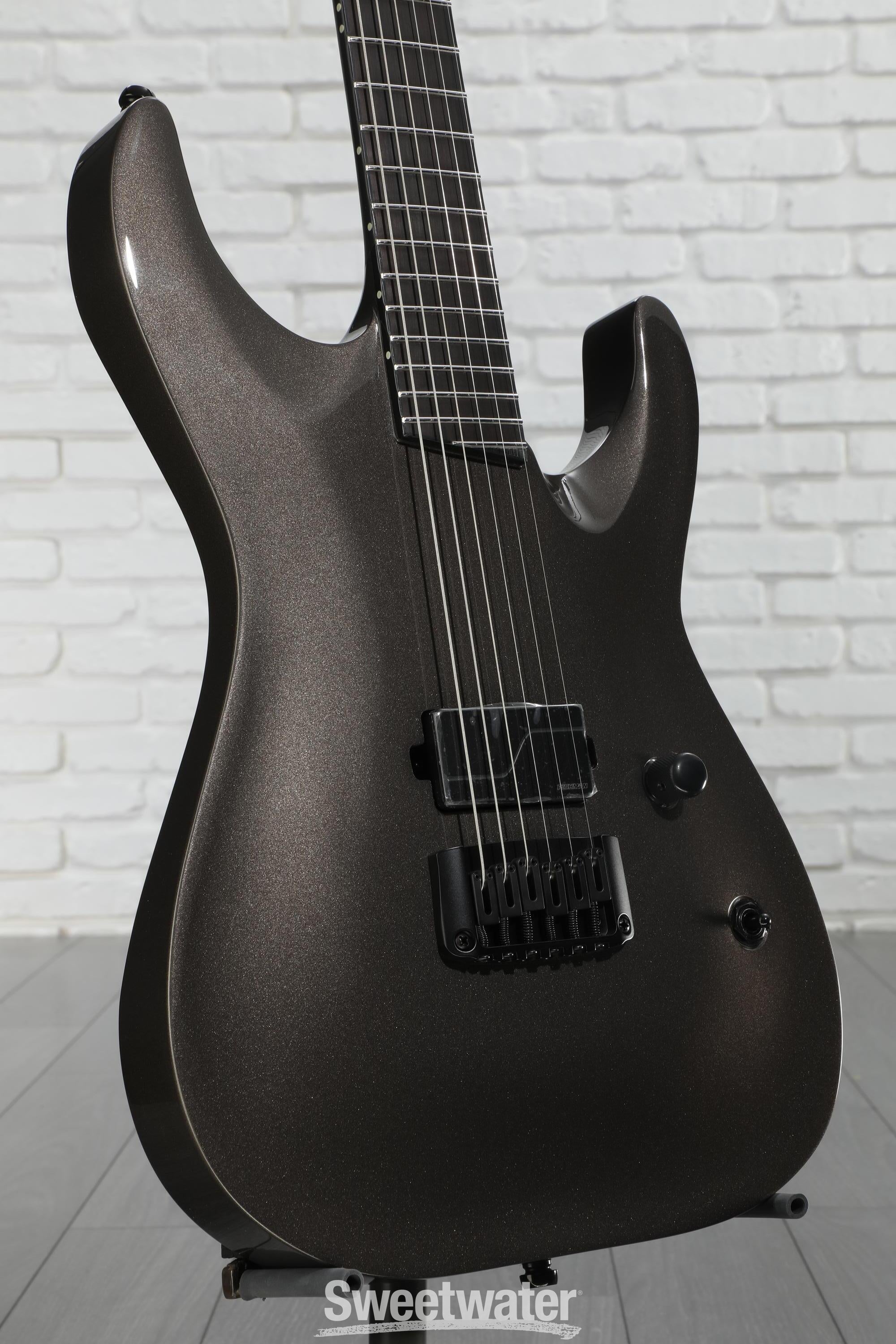 ESP LTD Mick Thomson MT-1 Signature Electric Guitar - Obsidian Metallic ...