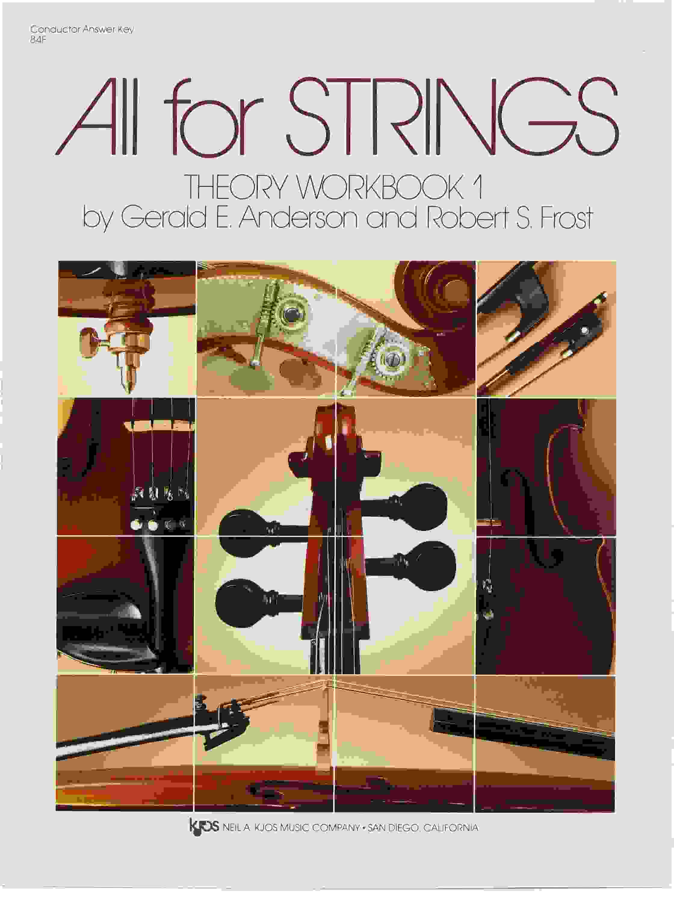 Kjos All for Strings: Theory Workbook Book 1 - Conductor | Sweetwater