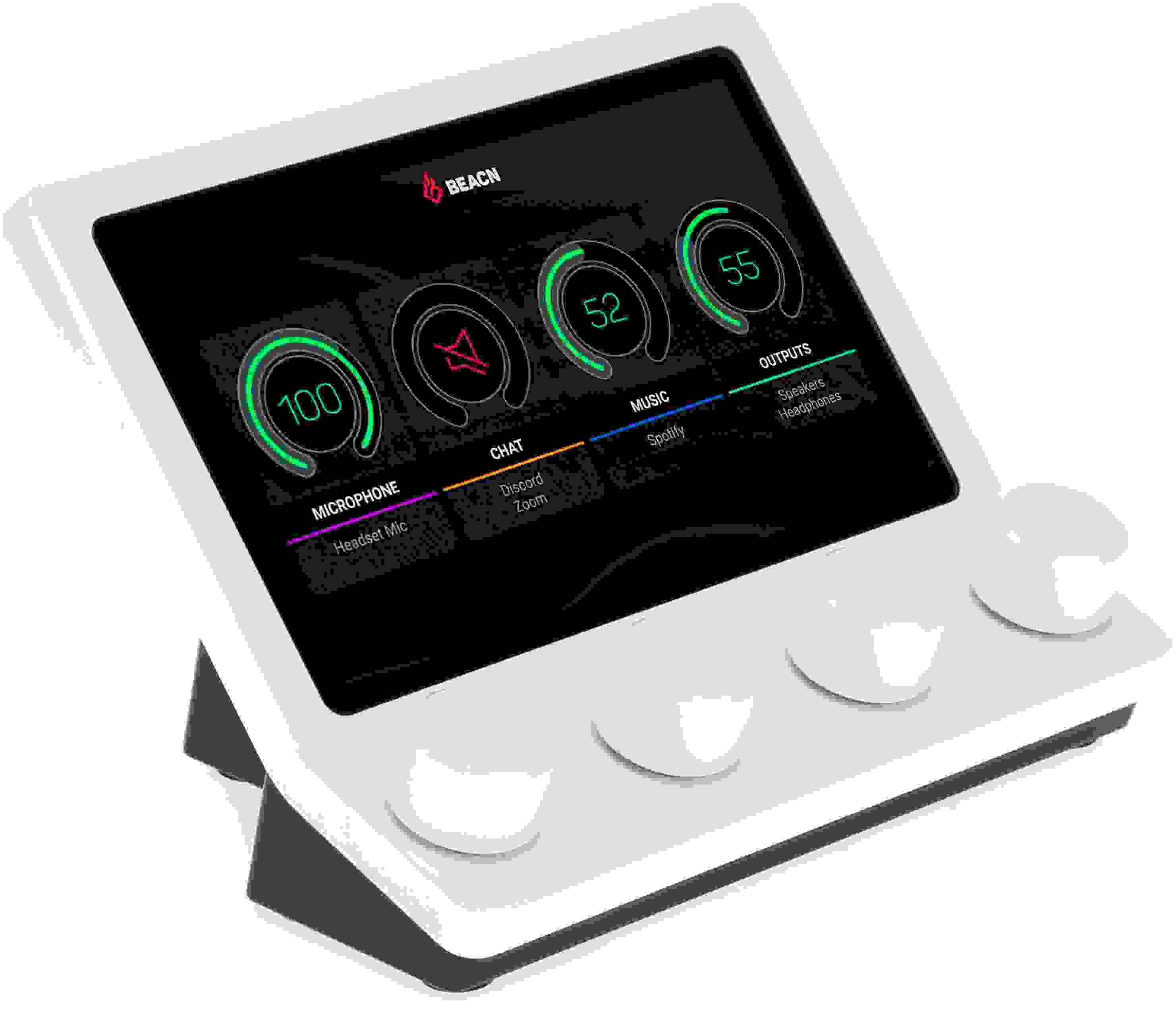 BEACN Mix Audio Controller - White | Sweetwater
