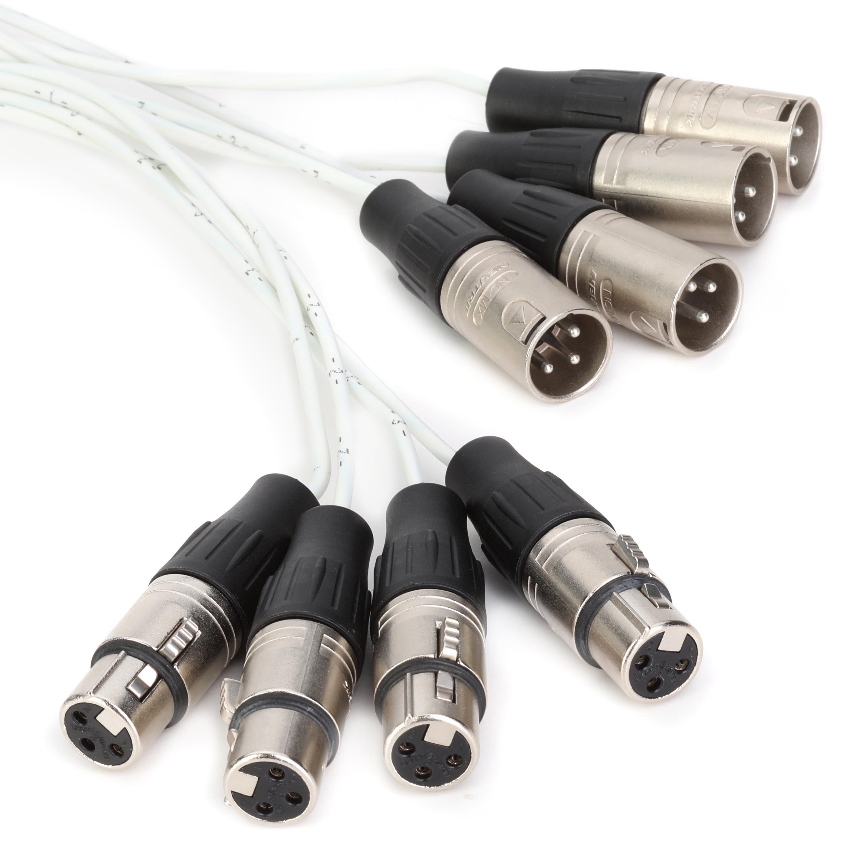 Pro Co MT4XFXM30 4-channel XLR Male to XLR Female Snake - 30 feet ...
