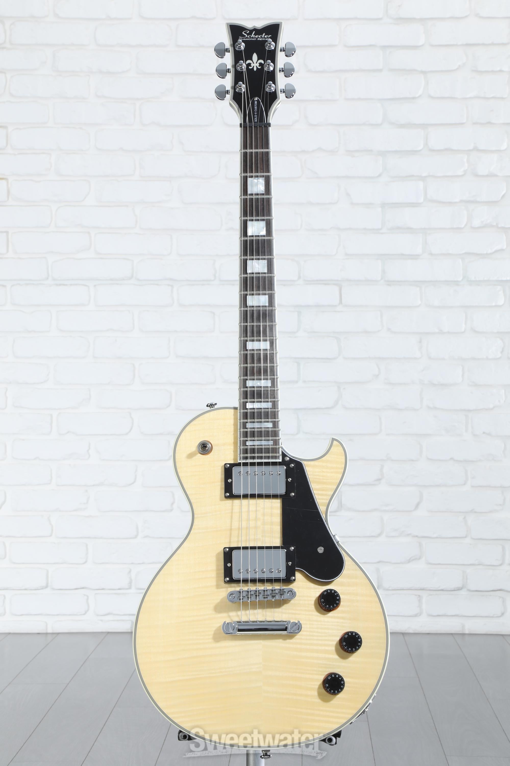 Schecter Solo-II Custom Electric Guitar - Gloss Natural | Sweetwater