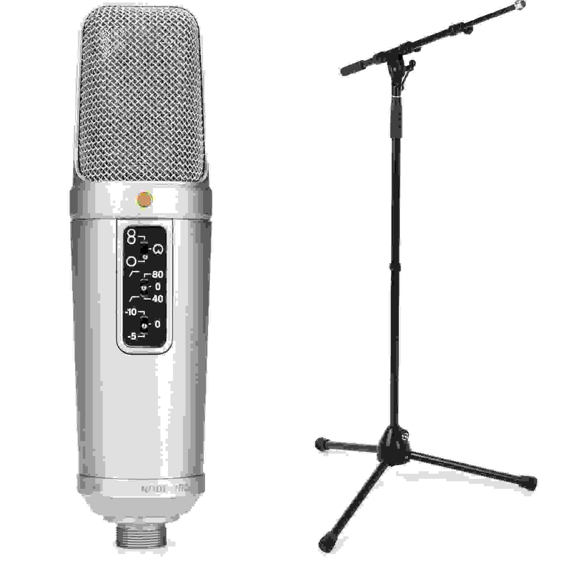 Rode NT2-A Large-diaphragm Condenser Microphone Bundle with Stand ...