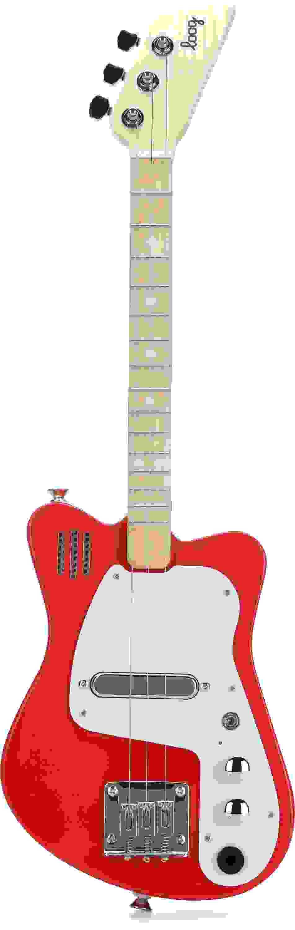Loog Guitars Mini Electric Guitar - Red | Sweetwater