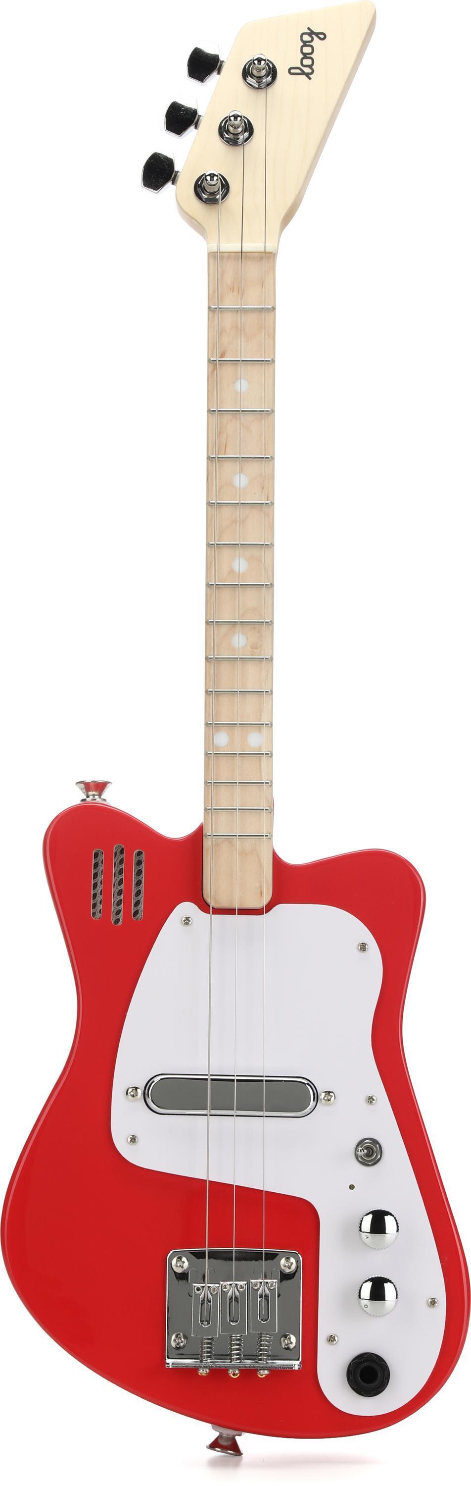 Loog Guitars Mini Electric Guitar - Red | Sweetwater