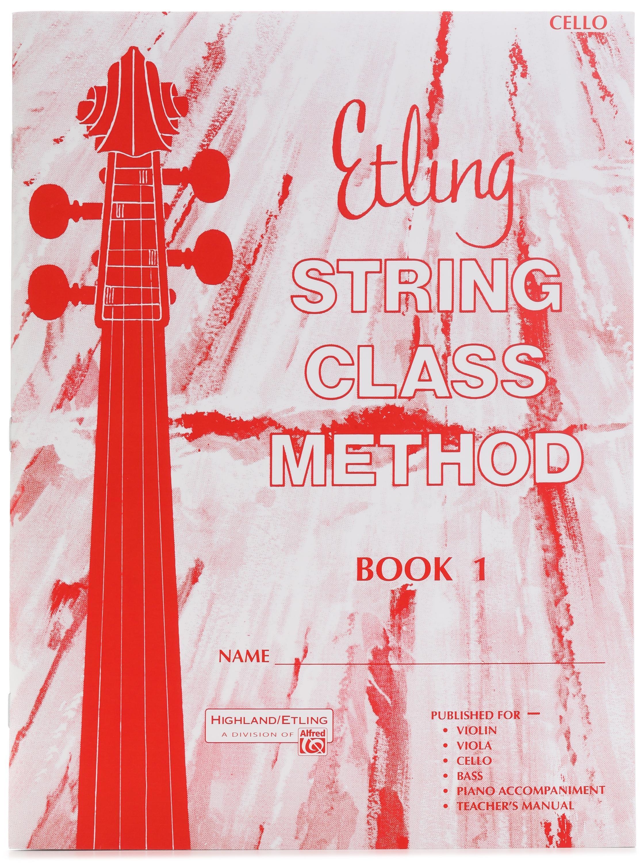 Alfred Etling String Class Method Book 1 - Cello | Sweetwater