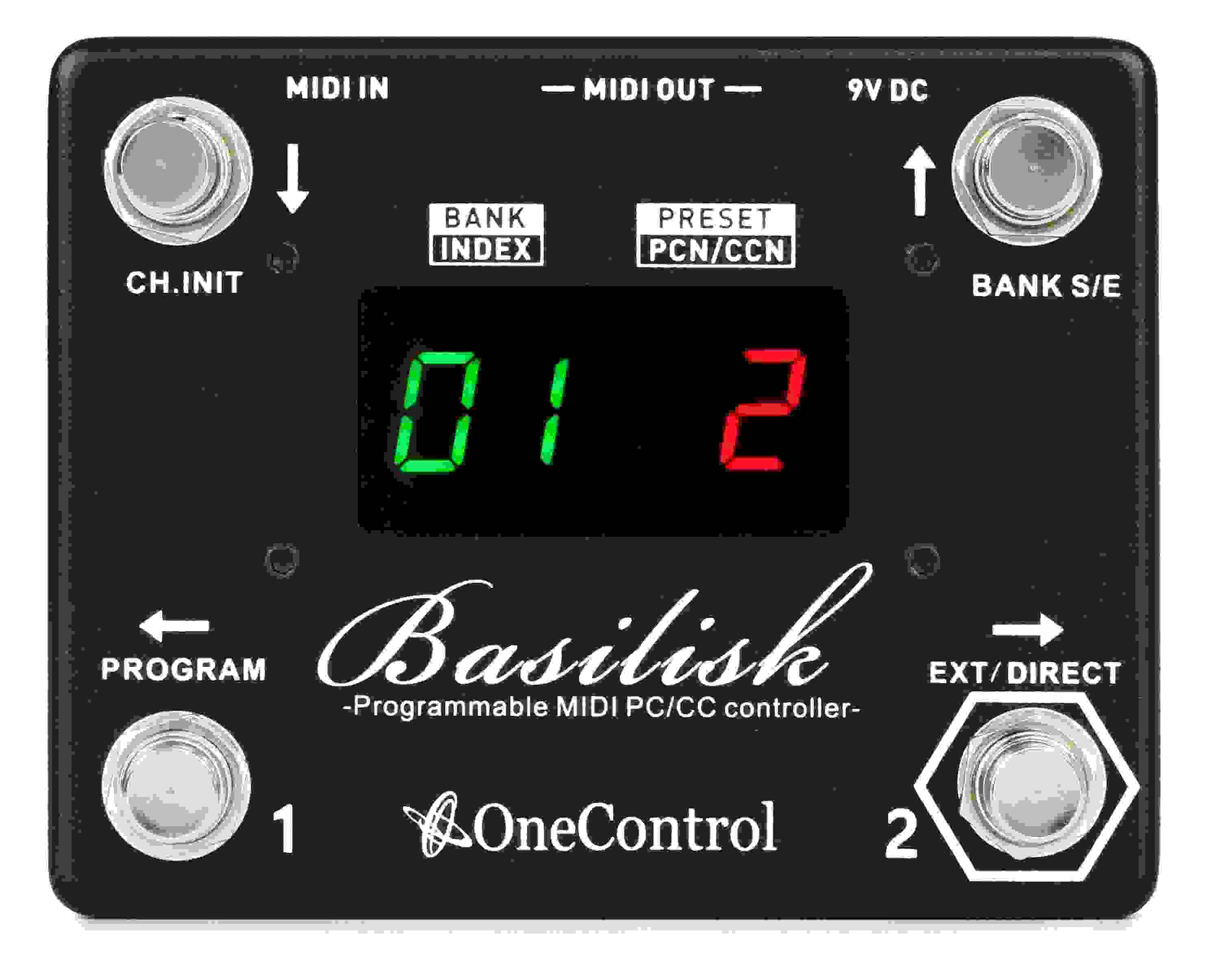 One Control Basilisk Programmable MIDI Switching Pedal | Sweetwater