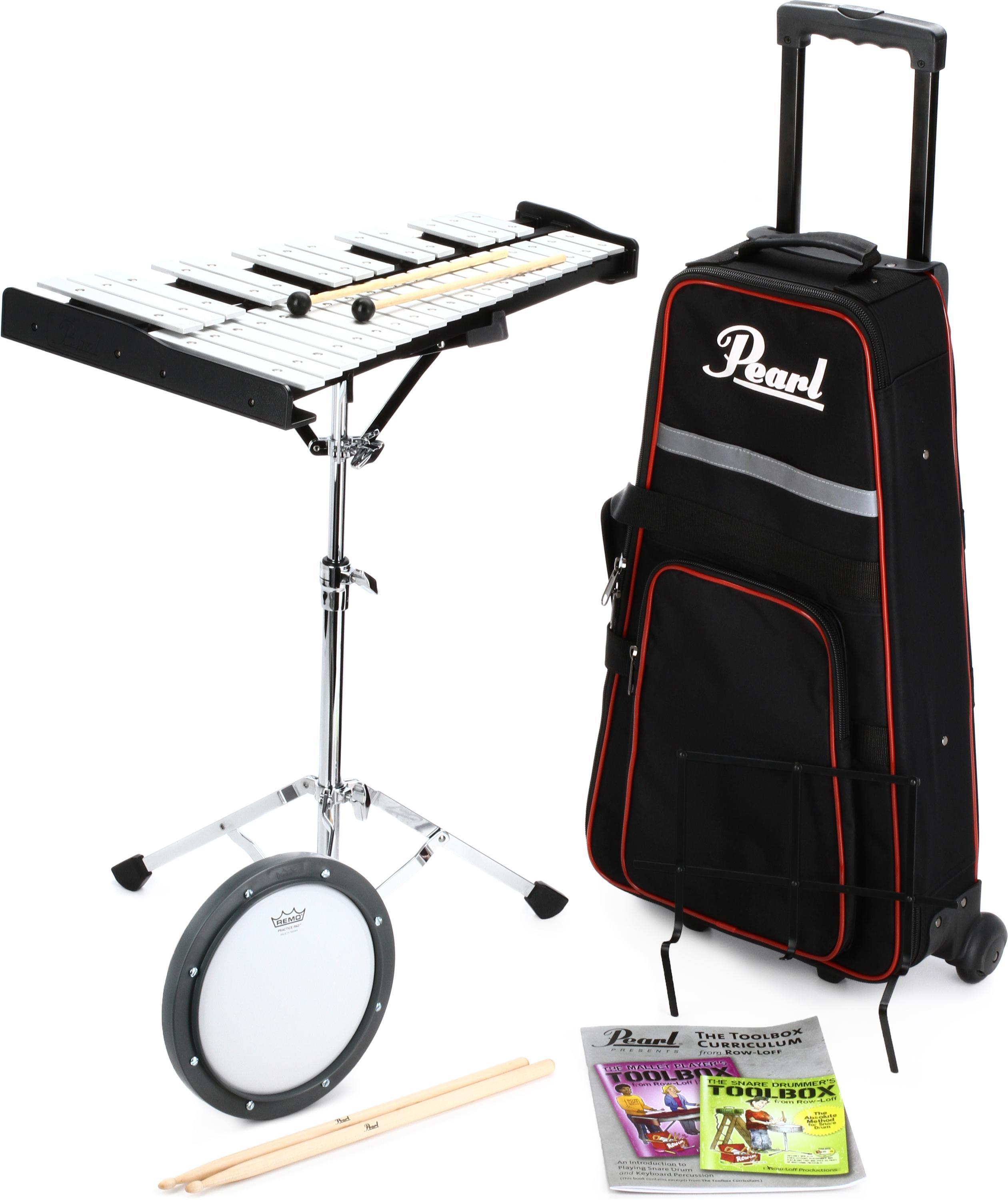 Pearl Student Bell Kit - with Rolling case and Practice Pad | Sweetwater