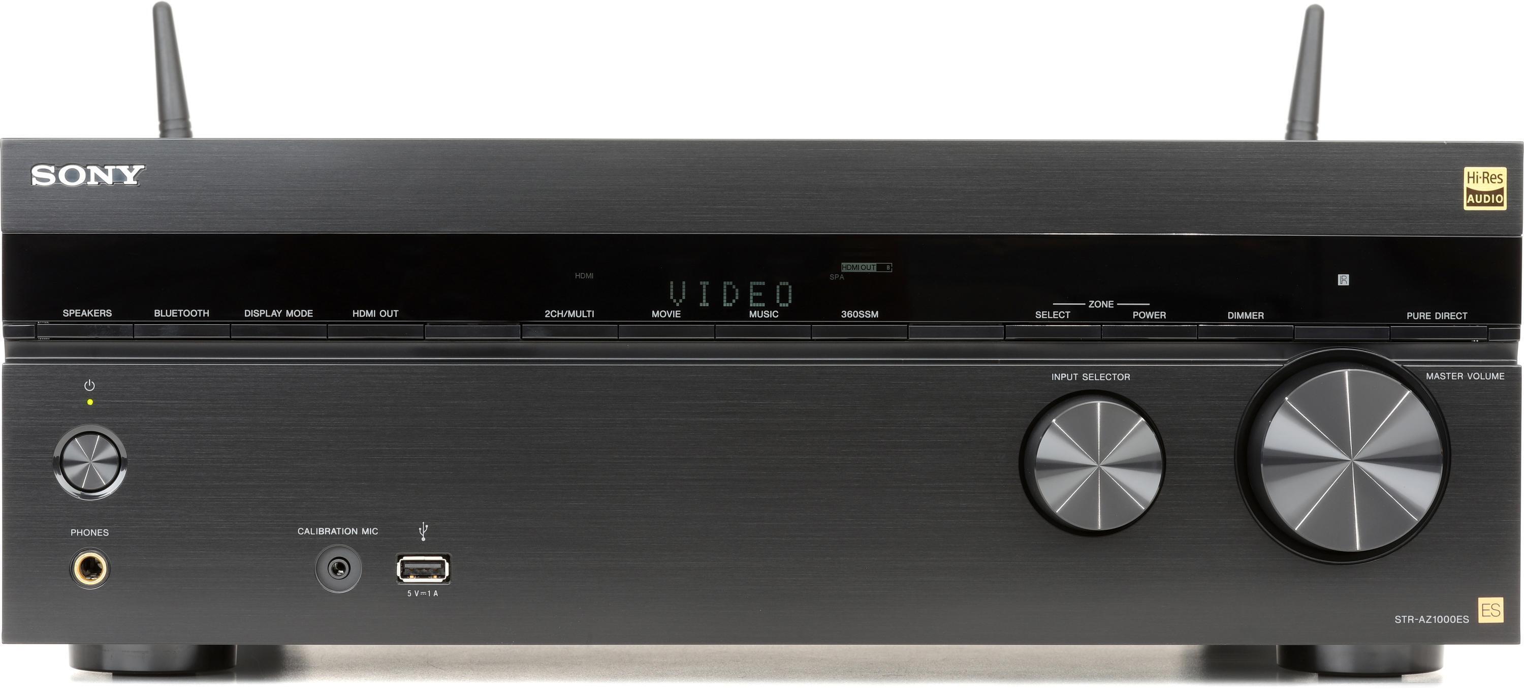 Sony STR-AZ1000ES Premium ES 7.2-channel 8K A/V Receiver | Sweetwater