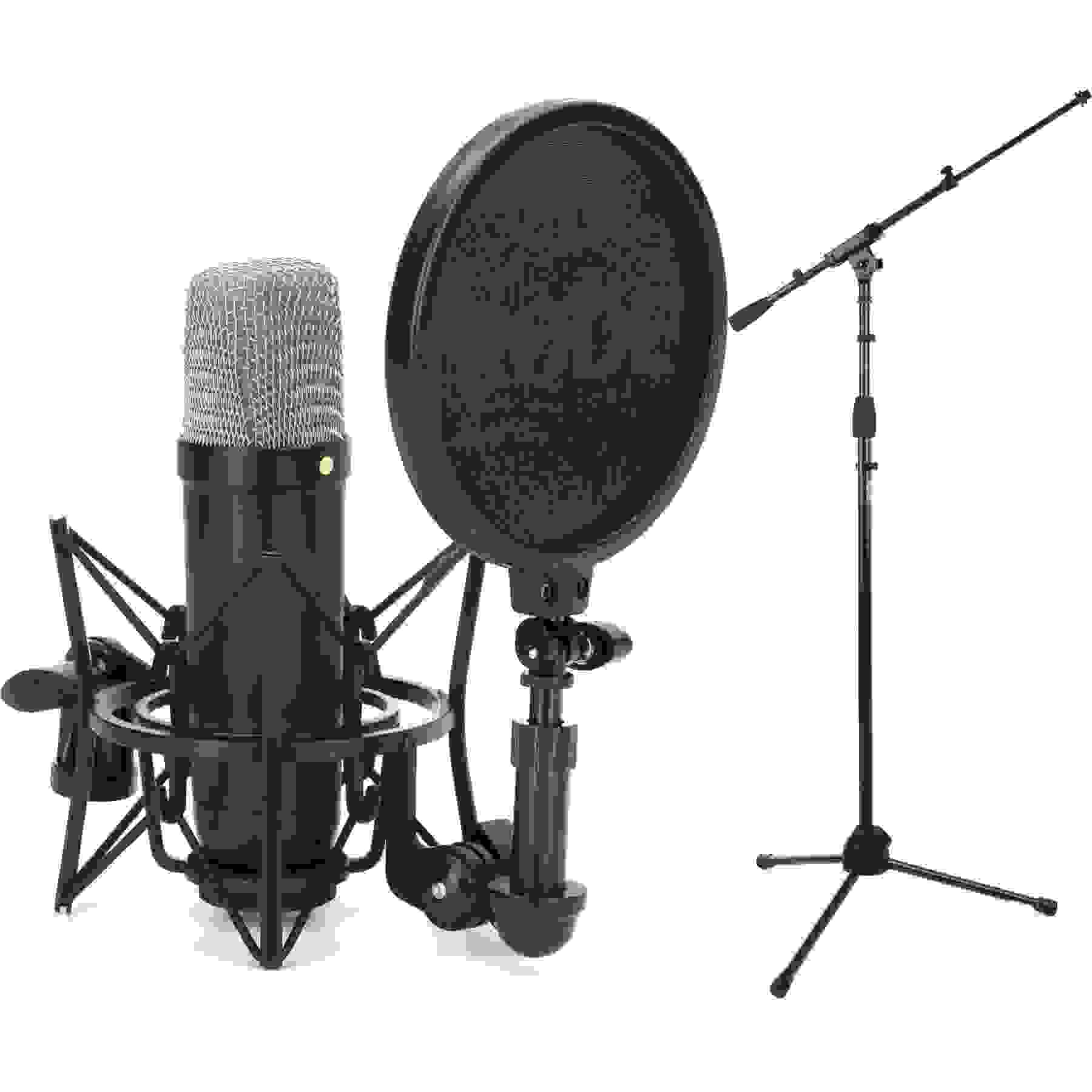 Rode NT1 Signature Series Condenser Microphone with Stand - Black ...