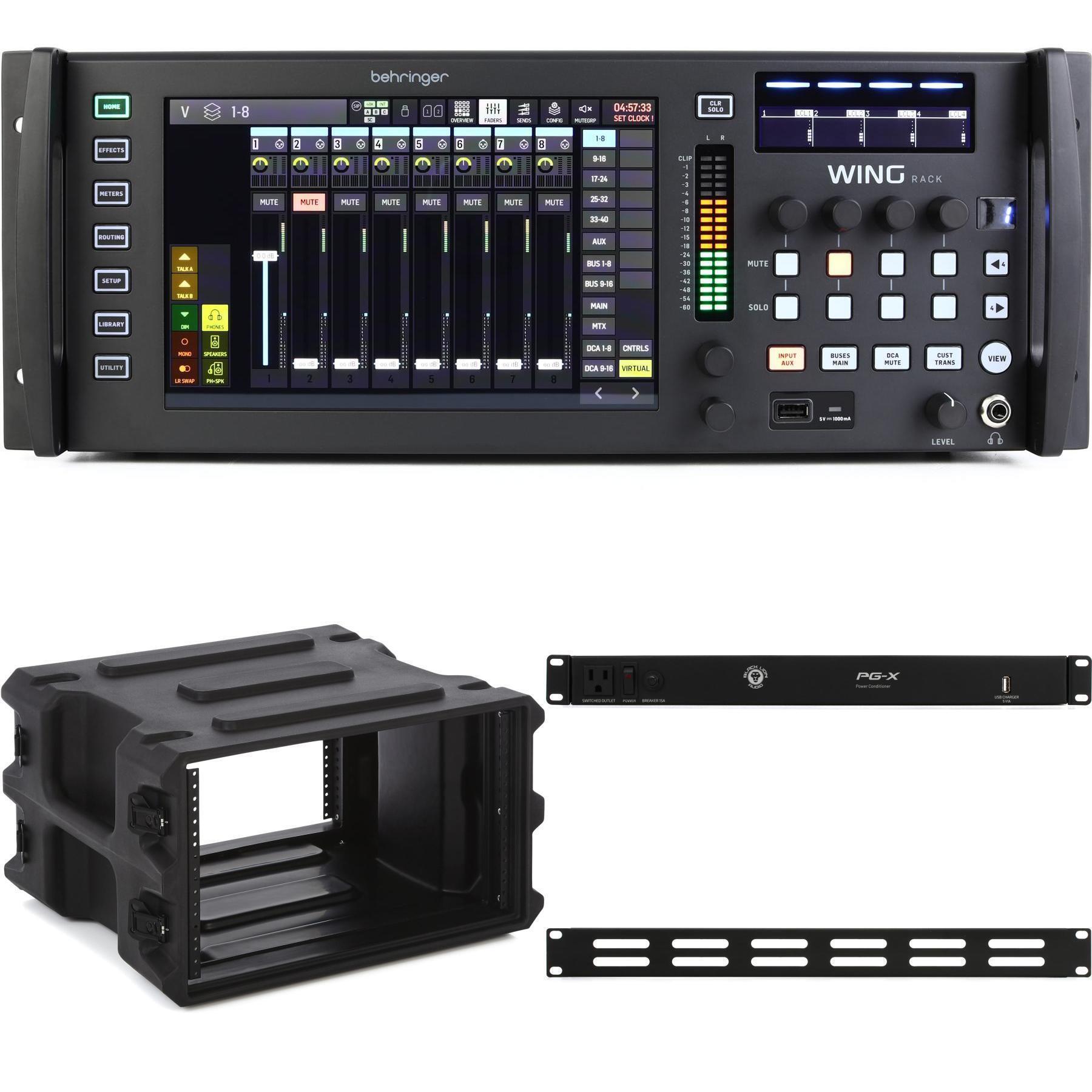 Behringer WING Rack 48-channel Digital Mixer with Power Conditioner and ...