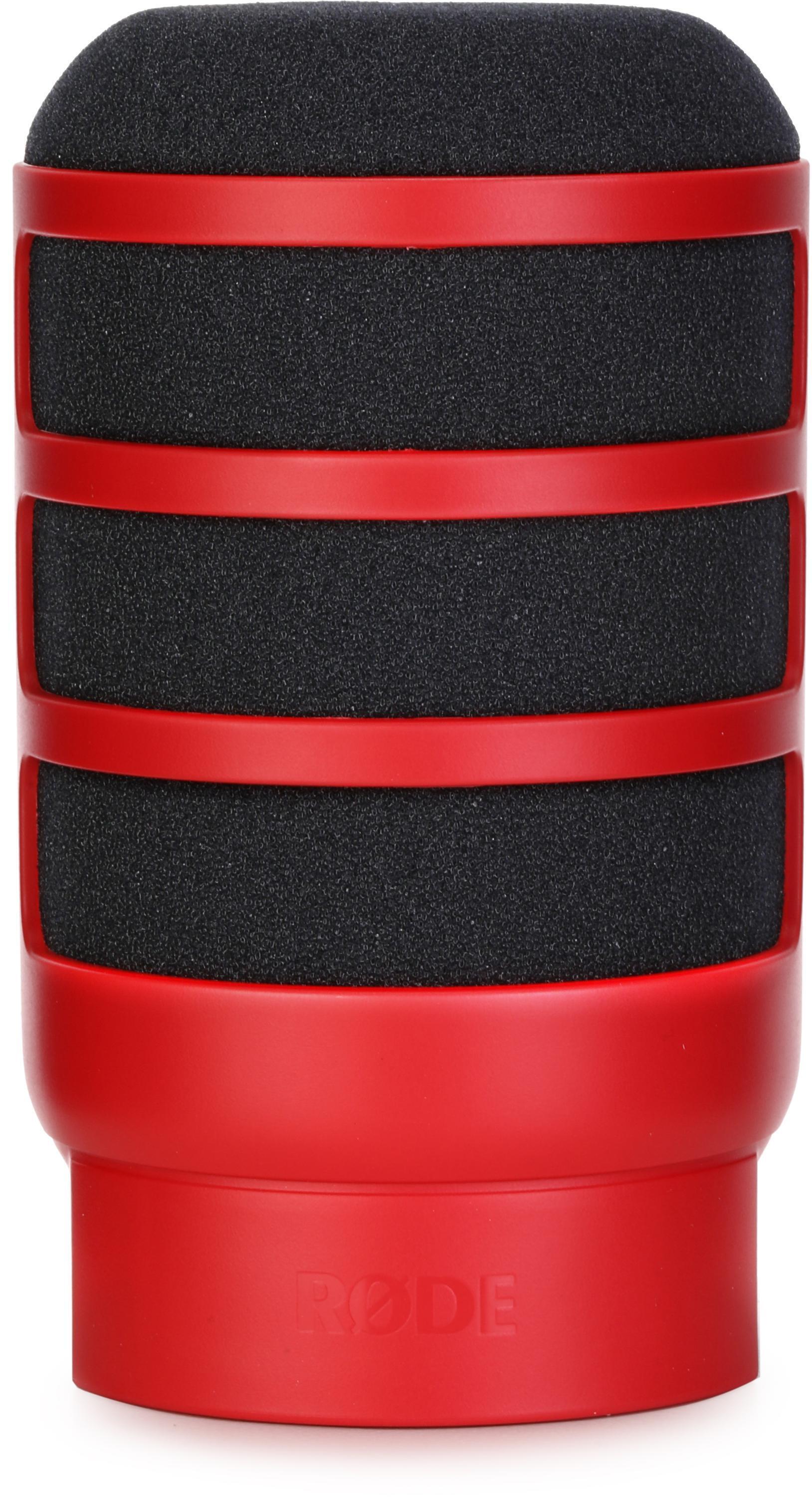 Rode WS14 Pop Filter for PodMic and PodMic USB - Red | Sweetwater