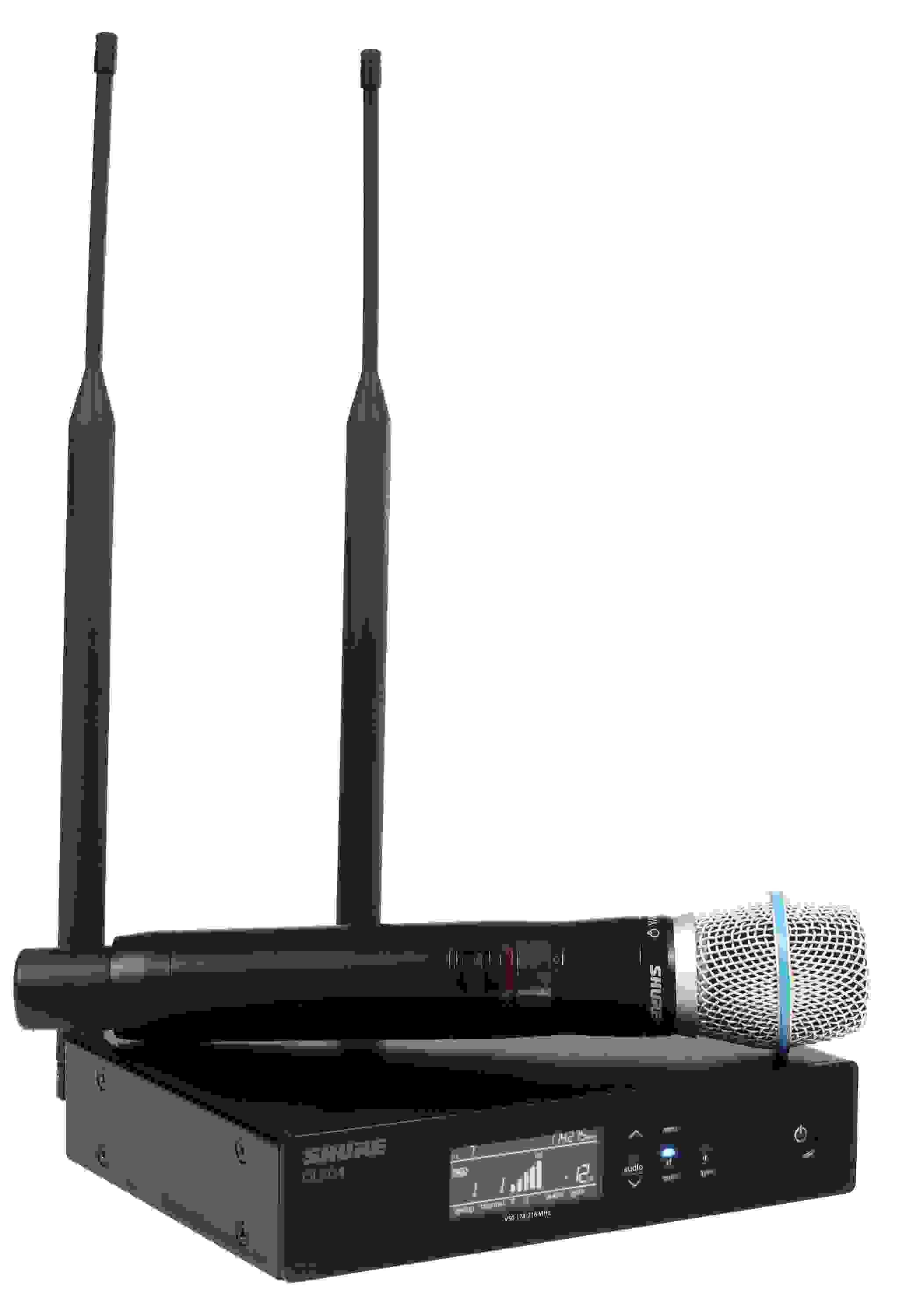 Shure QLXD24/B87A Digital Wireless Handheld Microphone System - V50 ...